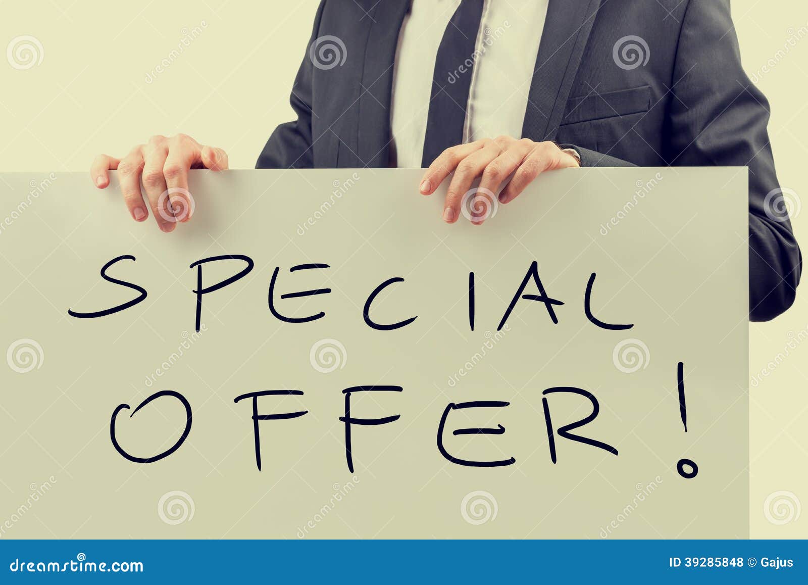 Letrero De La Oferta Especial Foto de archivo - Imagen de minorista ...