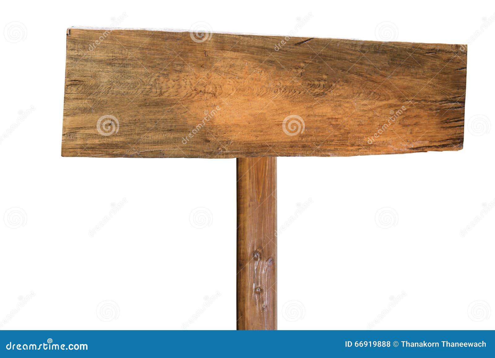 Letrero De Madera Aislado En El Fondo Blanco Foto de archivo - Imagen ...