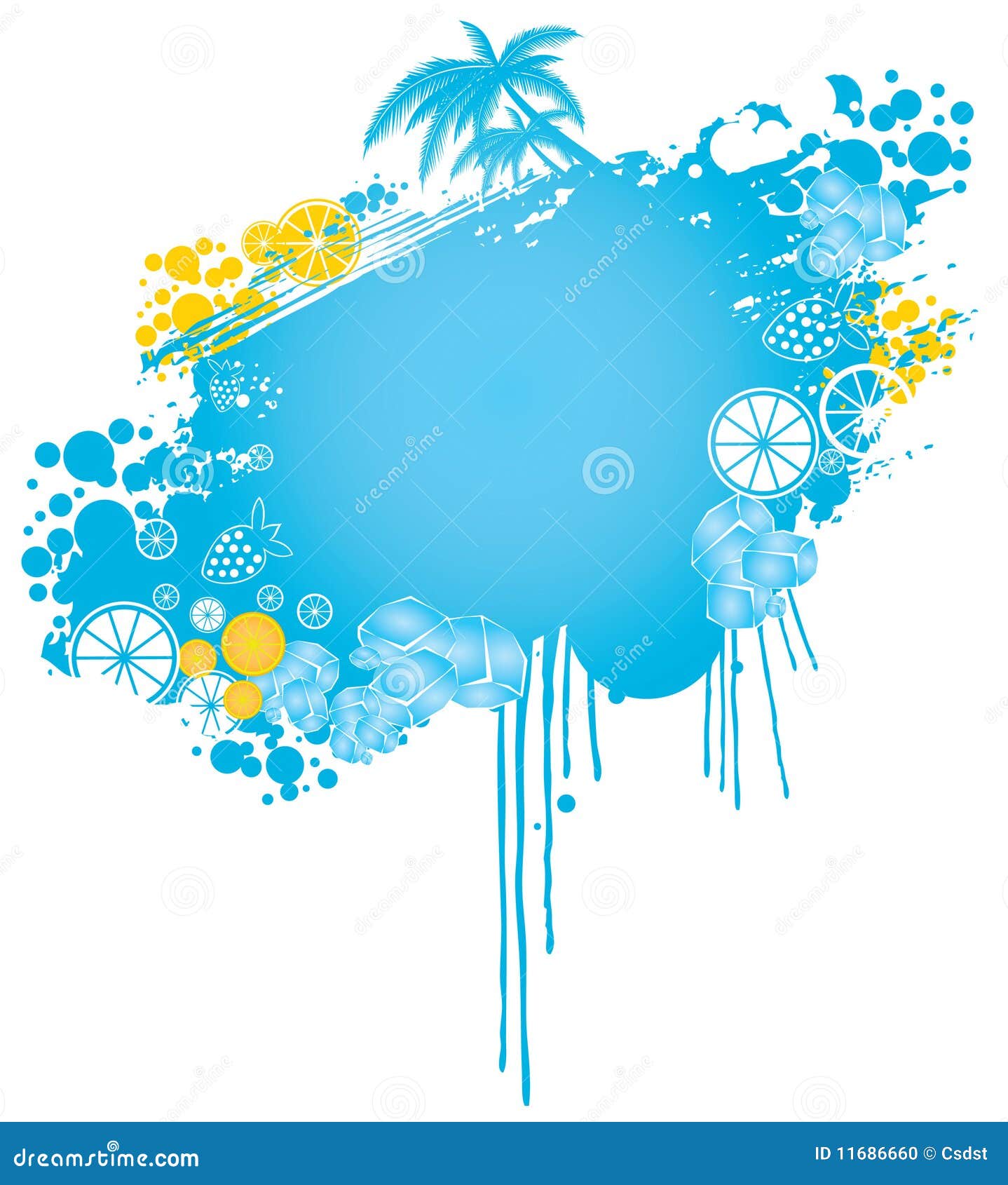 Letrero Del Tema Del Verano Ilustración del Vector - Ilustración de ...