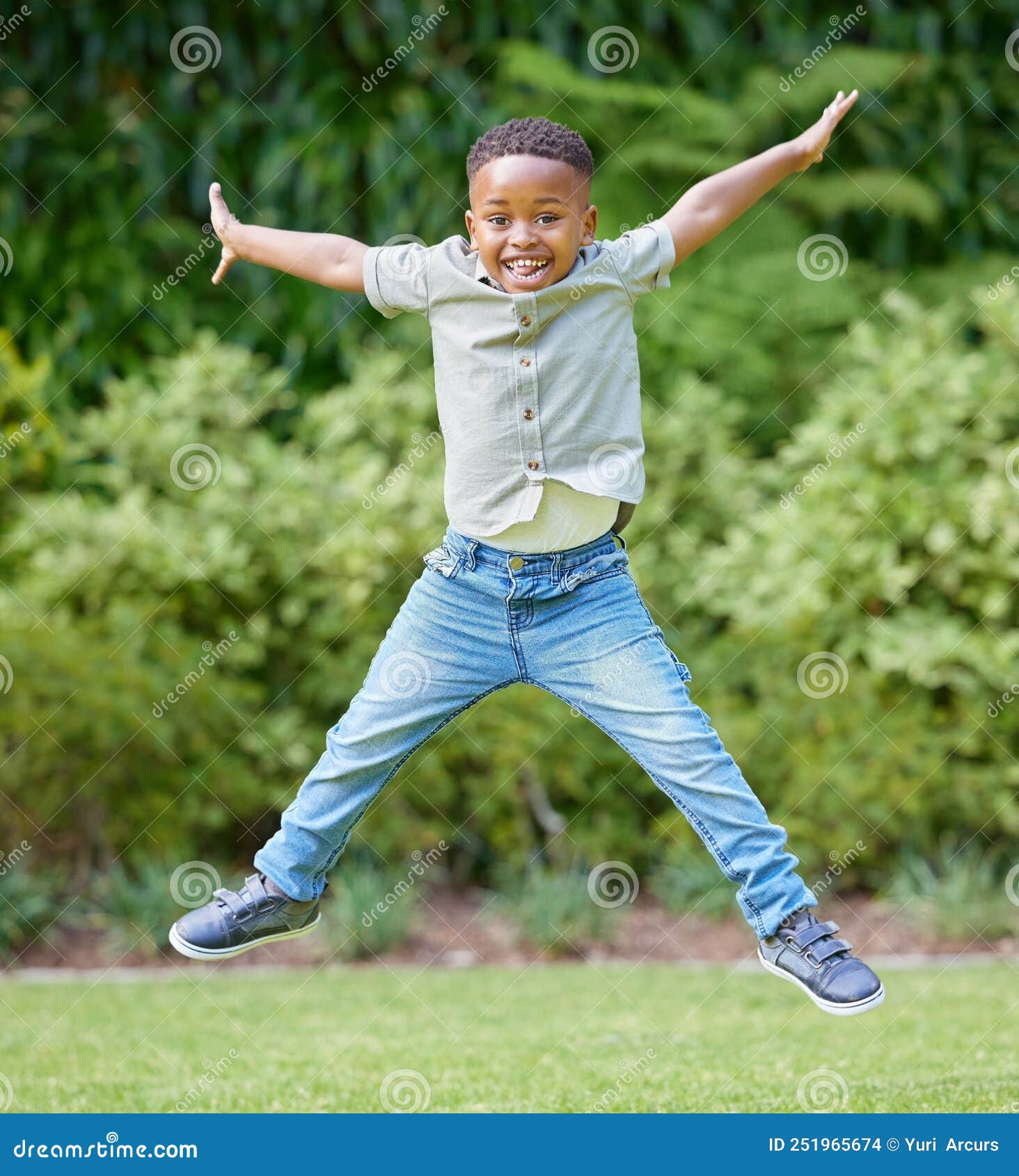 Lets Do it One More Time. a Little Boy Playing Outside. Stock Photo - Image of happy, looking ...