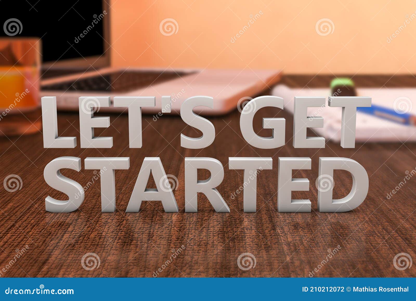 Lets Get Started Royalty-Free Cartoon | CartoonDealer.com #153930236