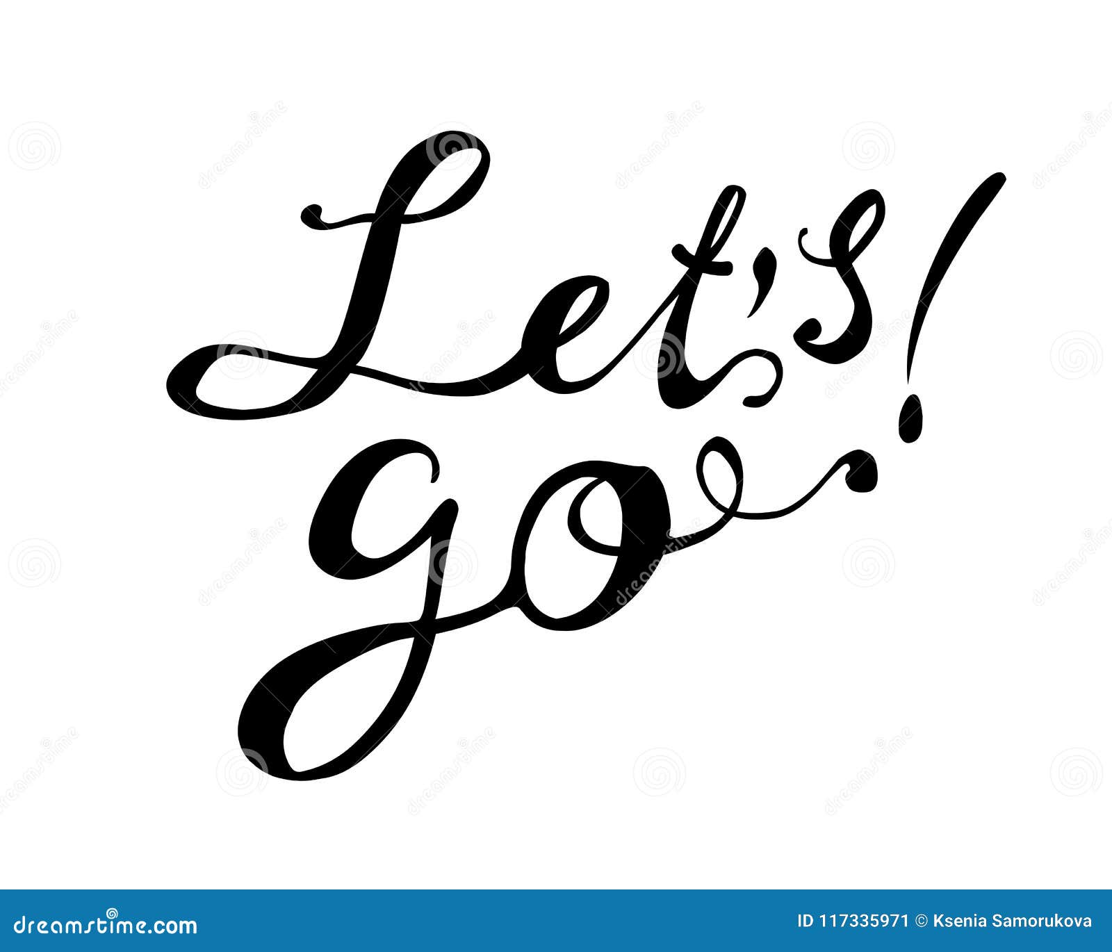 Lets Go. Hand Written Doodle Word on White Stock Vector - Illustration ... Lets Go. Hand Written Doodle Word on White Stock Vector - Illustration ...