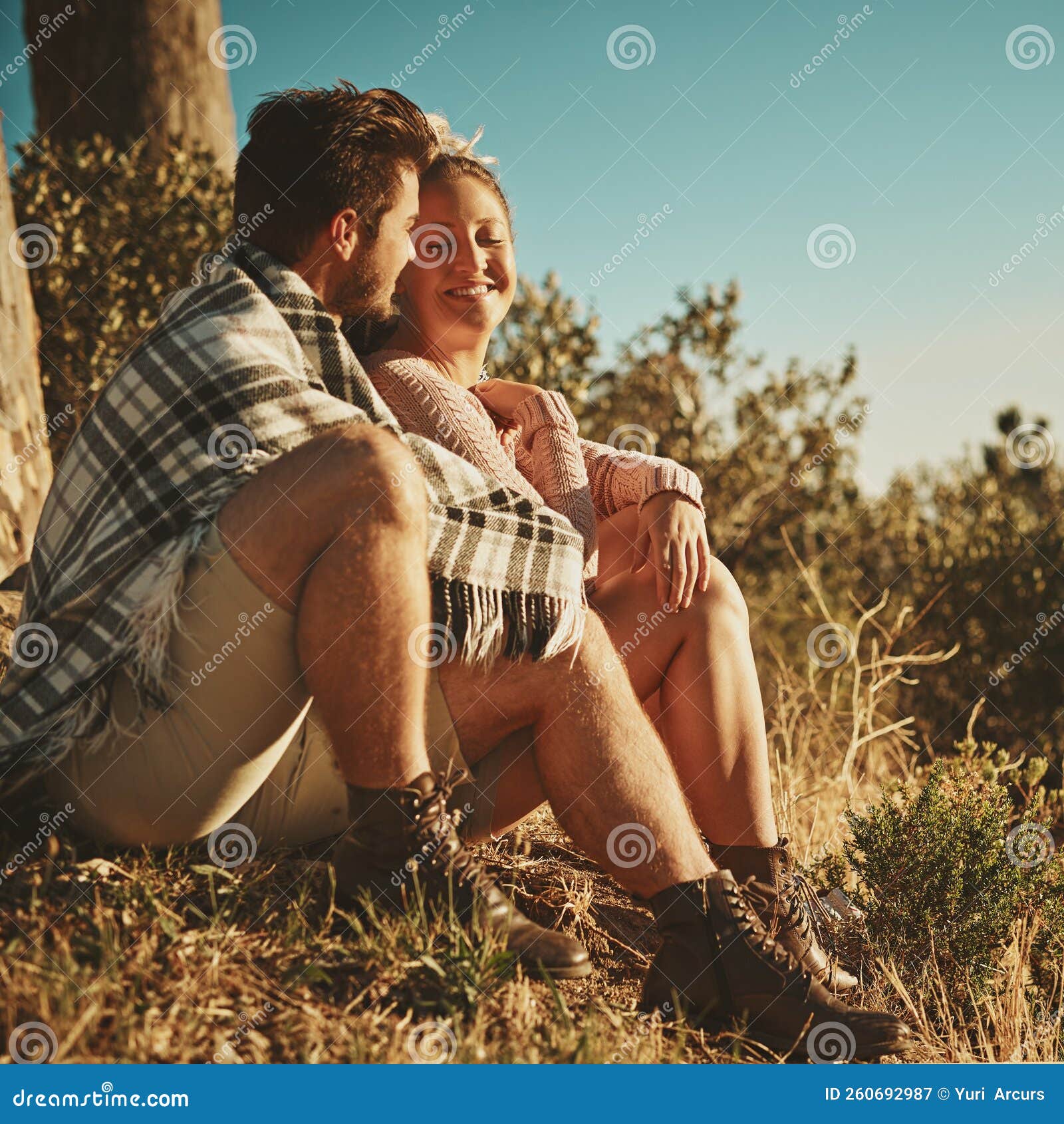 Lets Just Stay Out Here Forever An Affectionate Couple Spending The