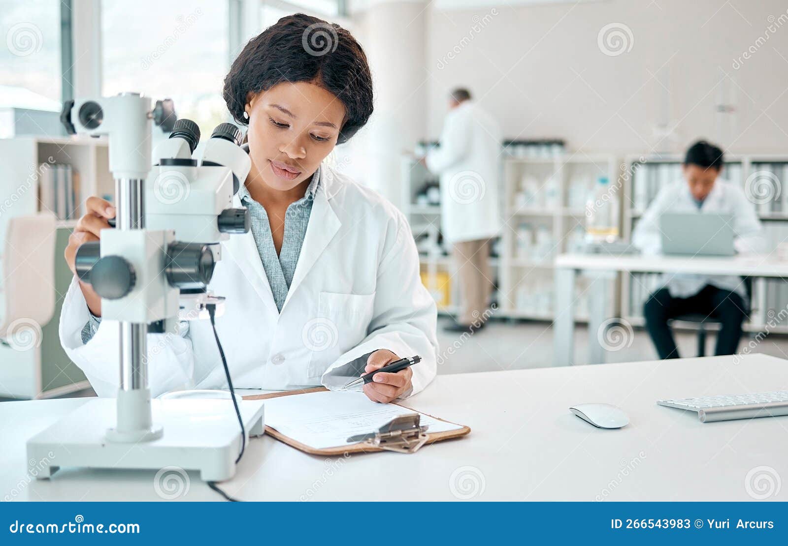 Lets Make Another Groundbreaking Discovery Today. a Young Scientist ...