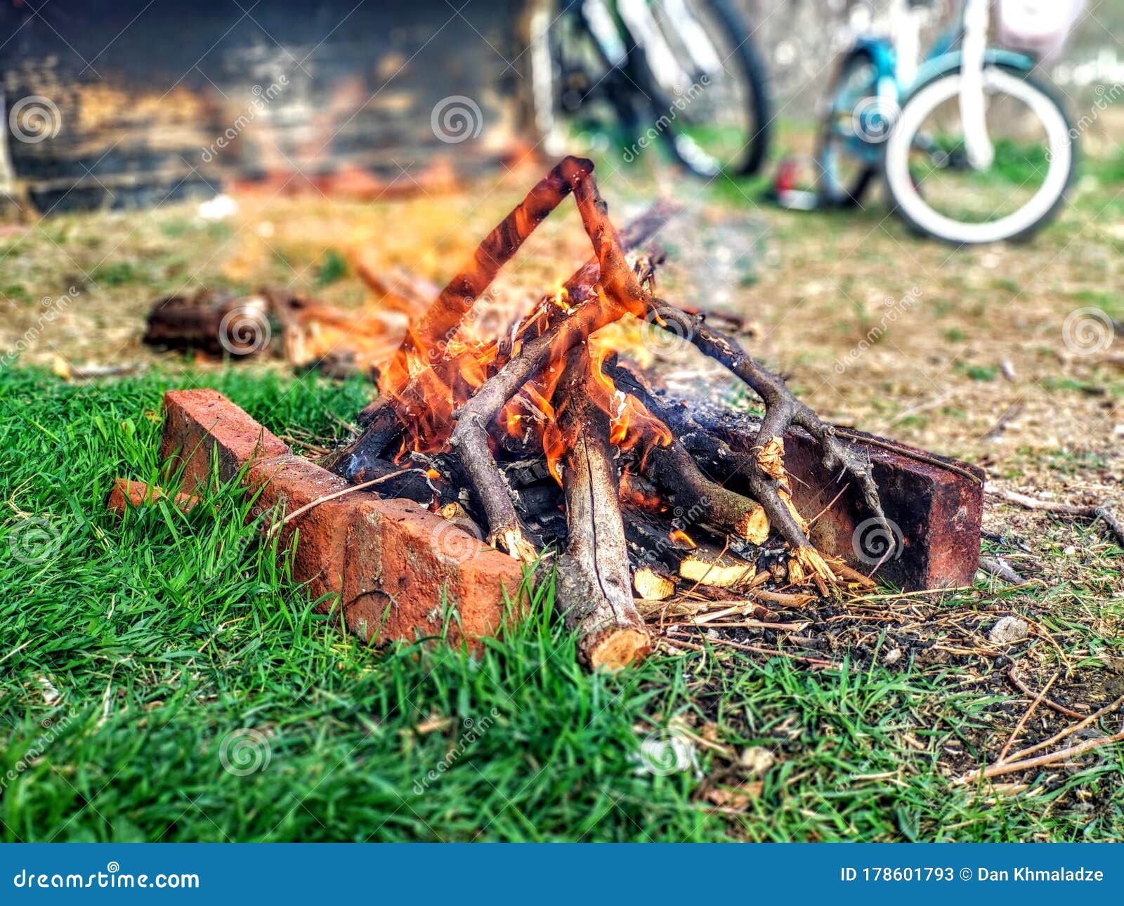 Lets make a fire stock image. Image of forest, soil - 178601793