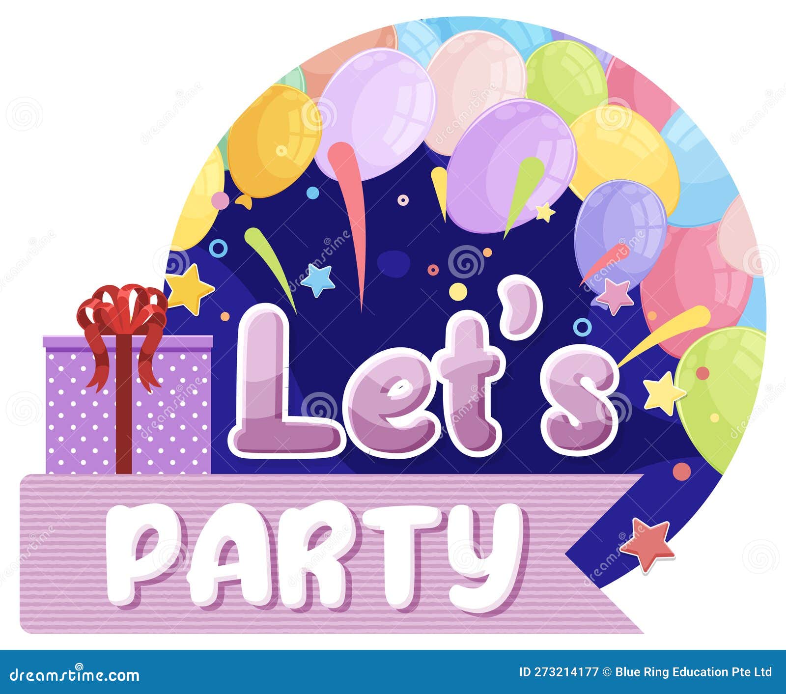 Lets Party Clip Art