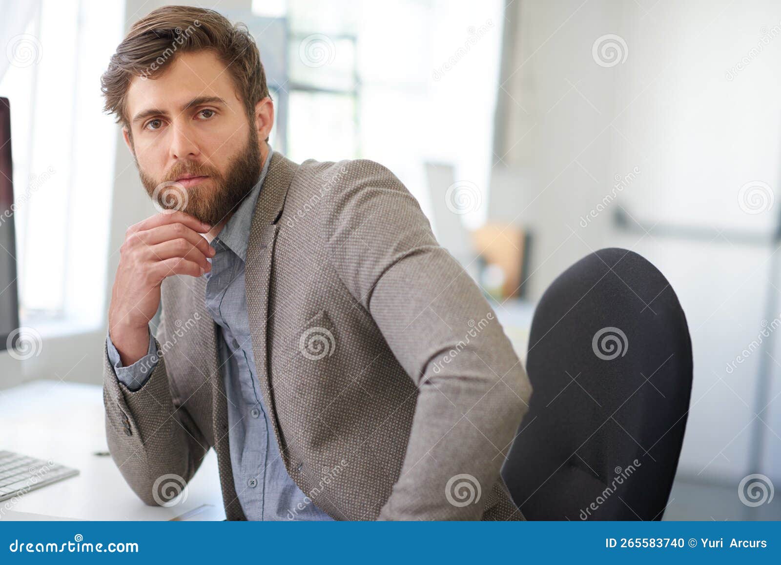 Lets Talk about Solutions. Portrait of a Handsome Creative Professional ...