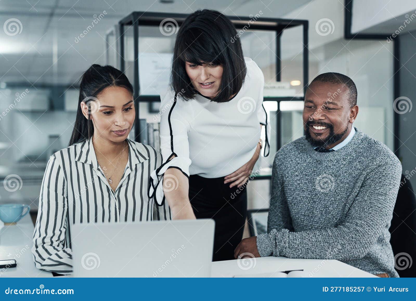 Lets Work with this Client Portfolio. a Diverse Group of Businesspeople ...