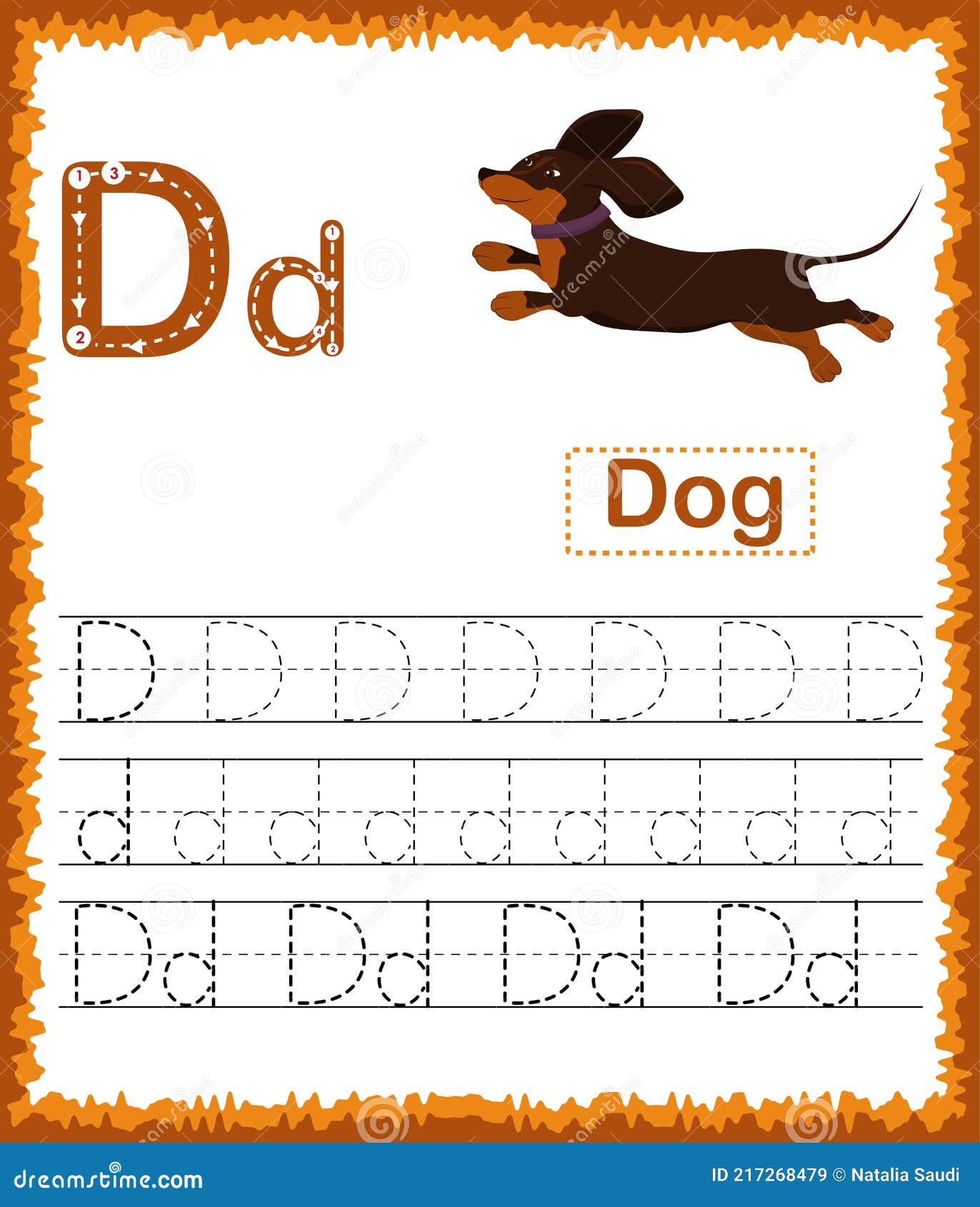 Vector Illustration of Exercises with Cartoon Vocabulary for Kids ...