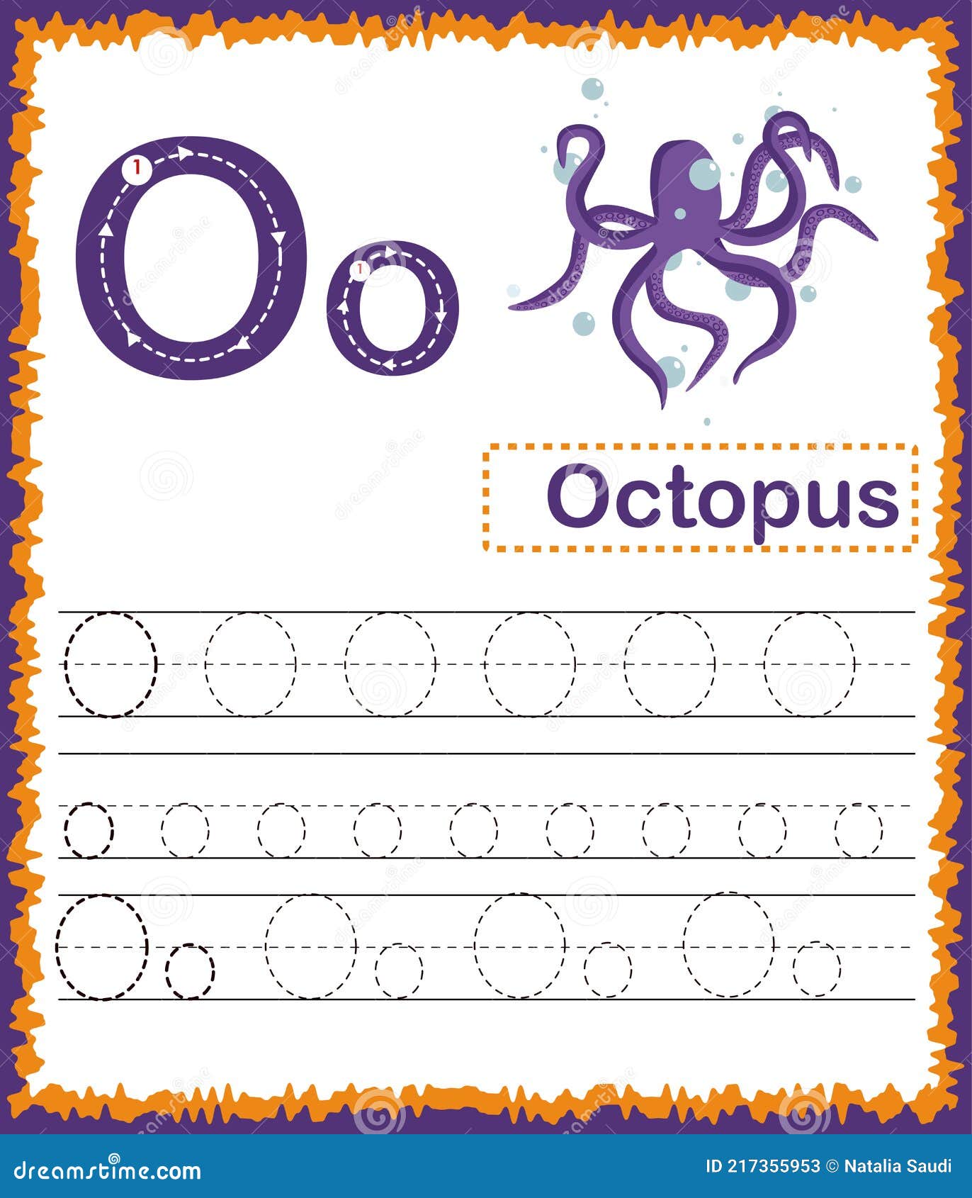 Vector Illustration of Exercises with Cartoon Vocabulary for Kids ...