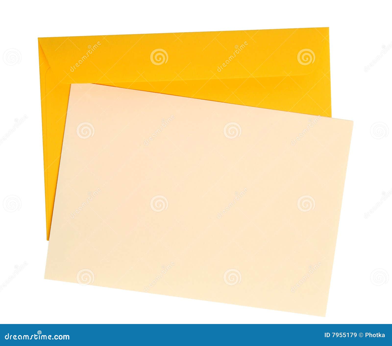 Letter stock image. Image of isolated, card, stationery - 7955179