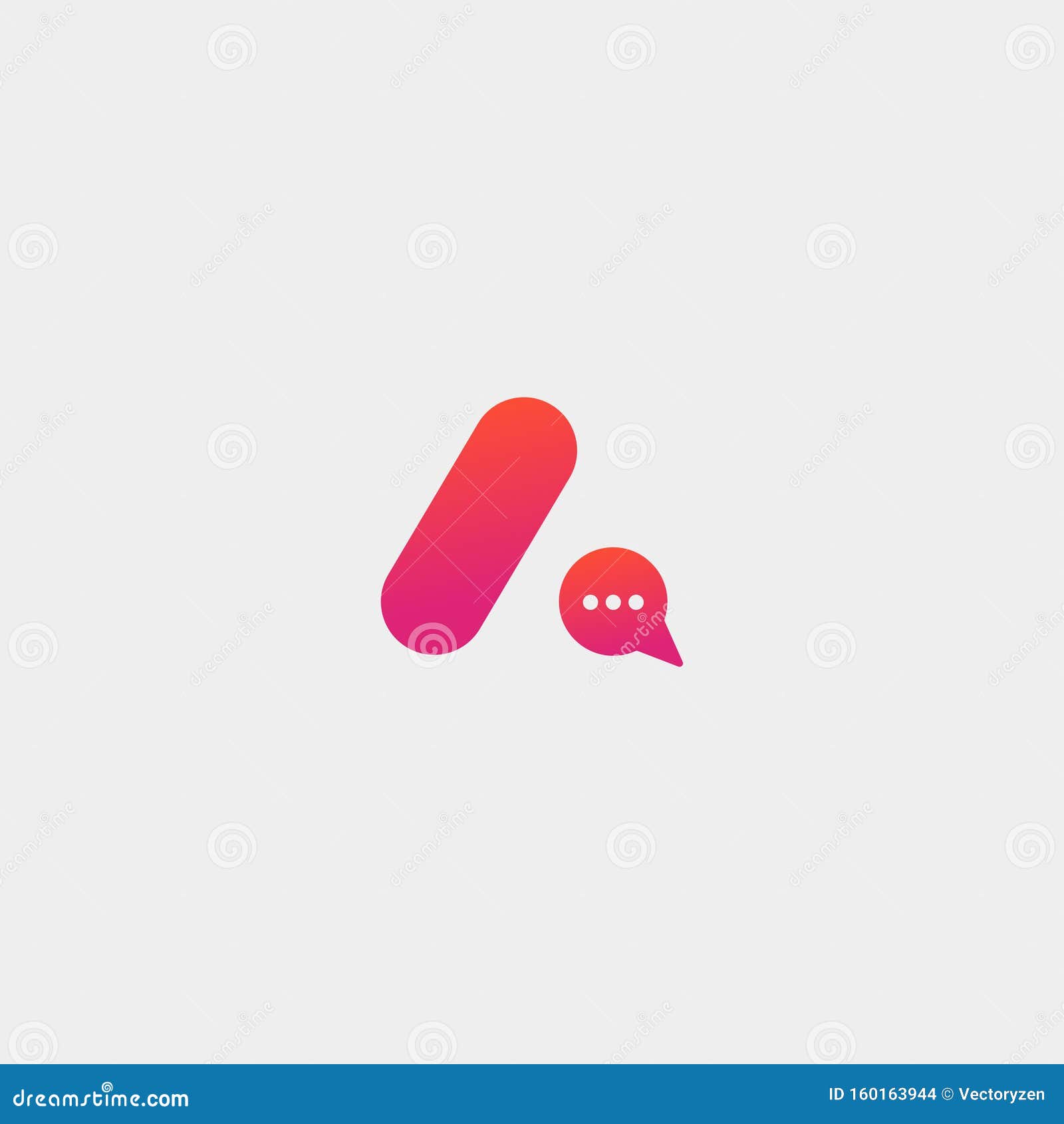 Letter a AA Chat Talk Logo Template Vector Design Stock Vector ...