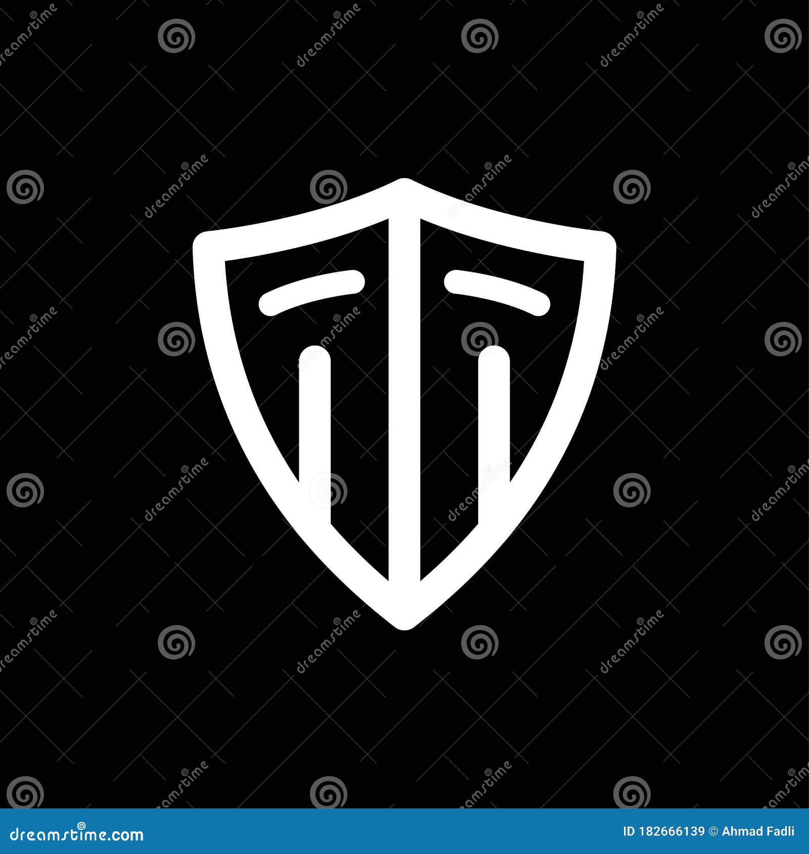 Letter AA Logo Design Template. Stock Vector - Illustration of ...