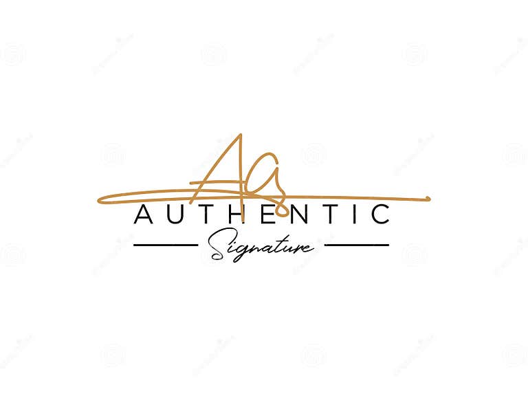 Letter AA Signature Logo Template Vector Stock Vector - Illustration of ...
