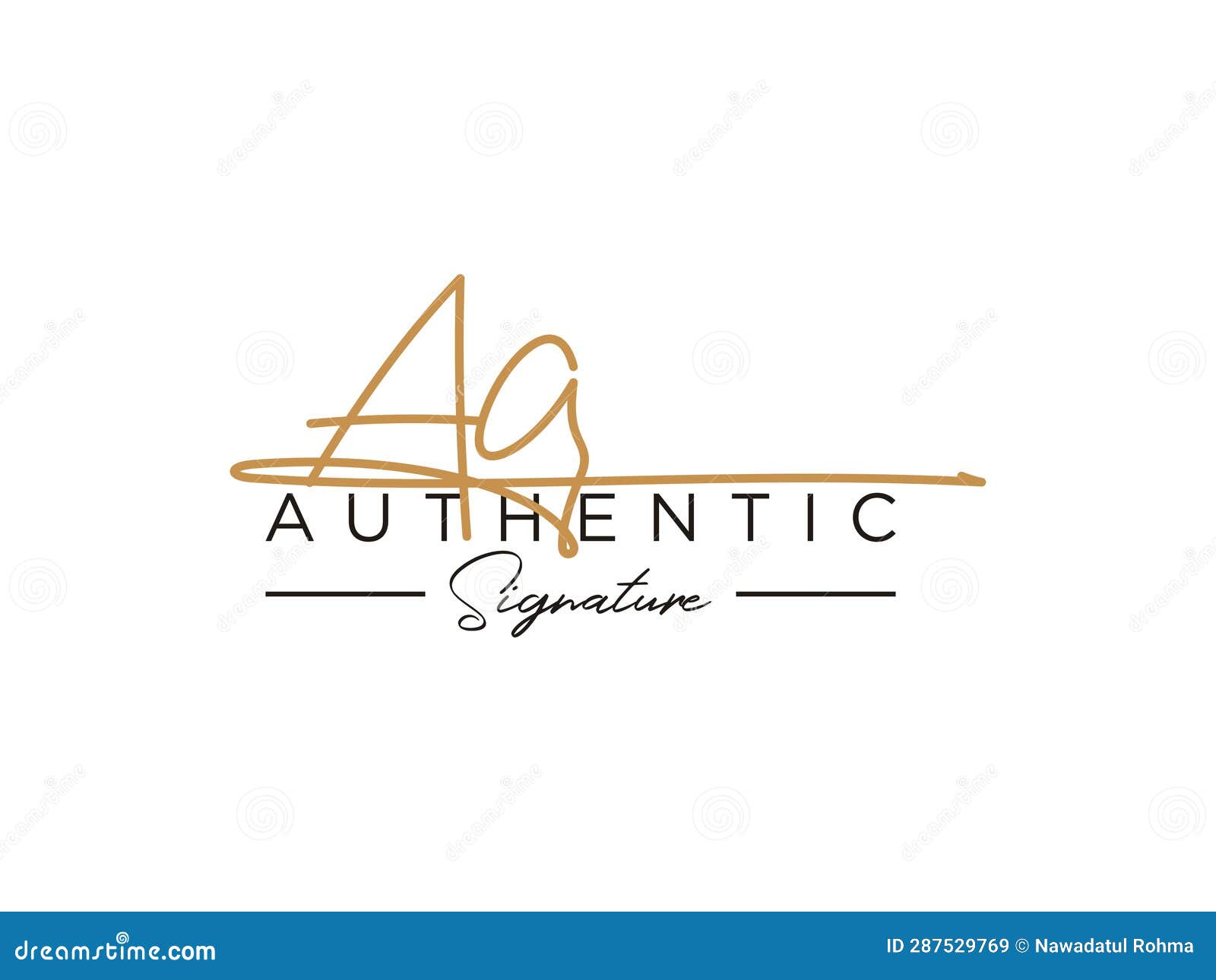 Letter AA Signature Logo Template Vector Stock Vector - Illustration of ...