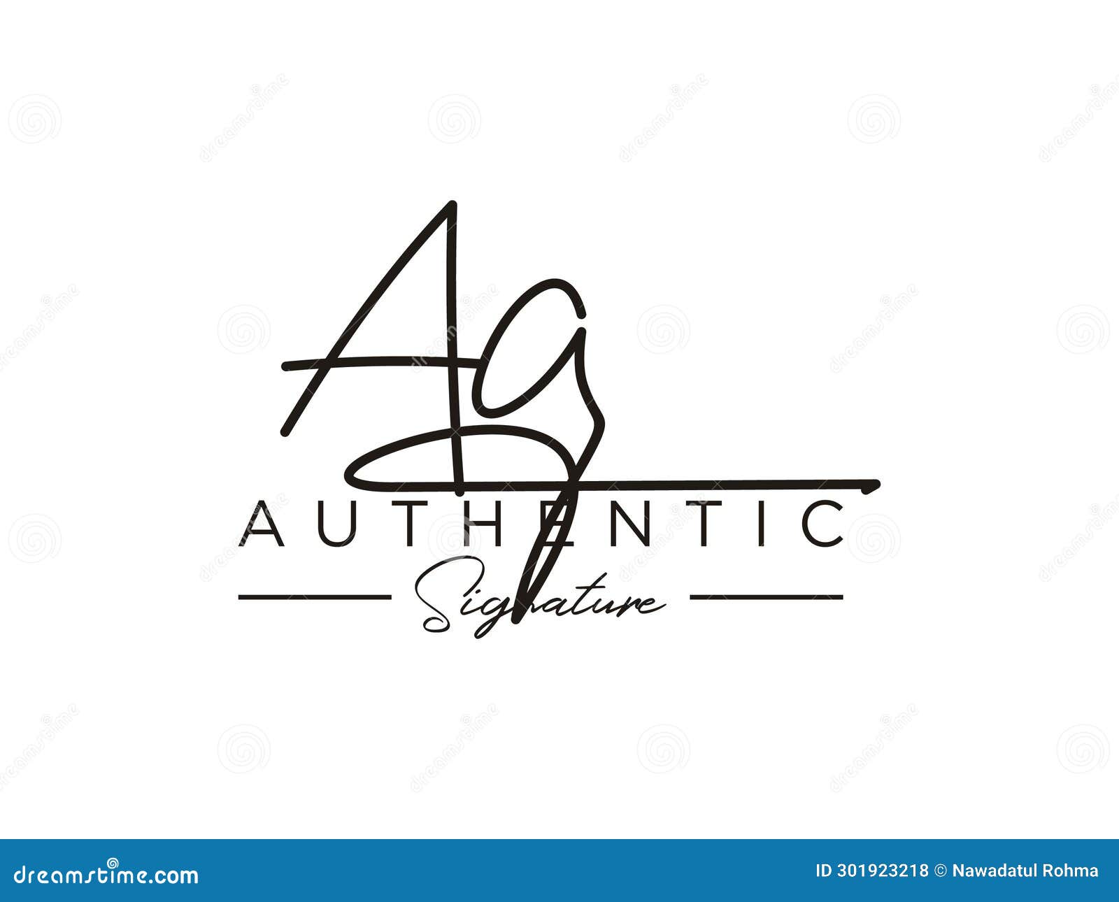 Letter AA Signature Logo Template Vector Stock Vector - Illustration of ...