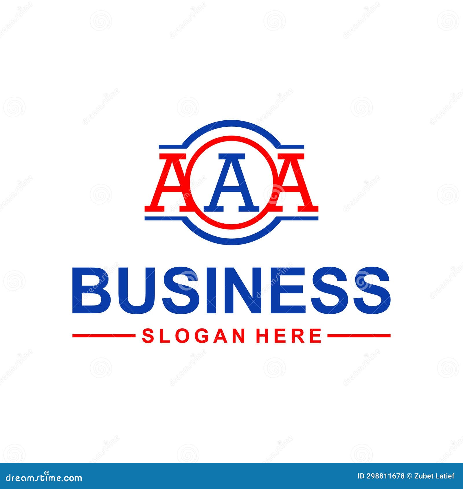 Letter AAA Linked Circle Uppercase Monogram Logo, Elegant and ...