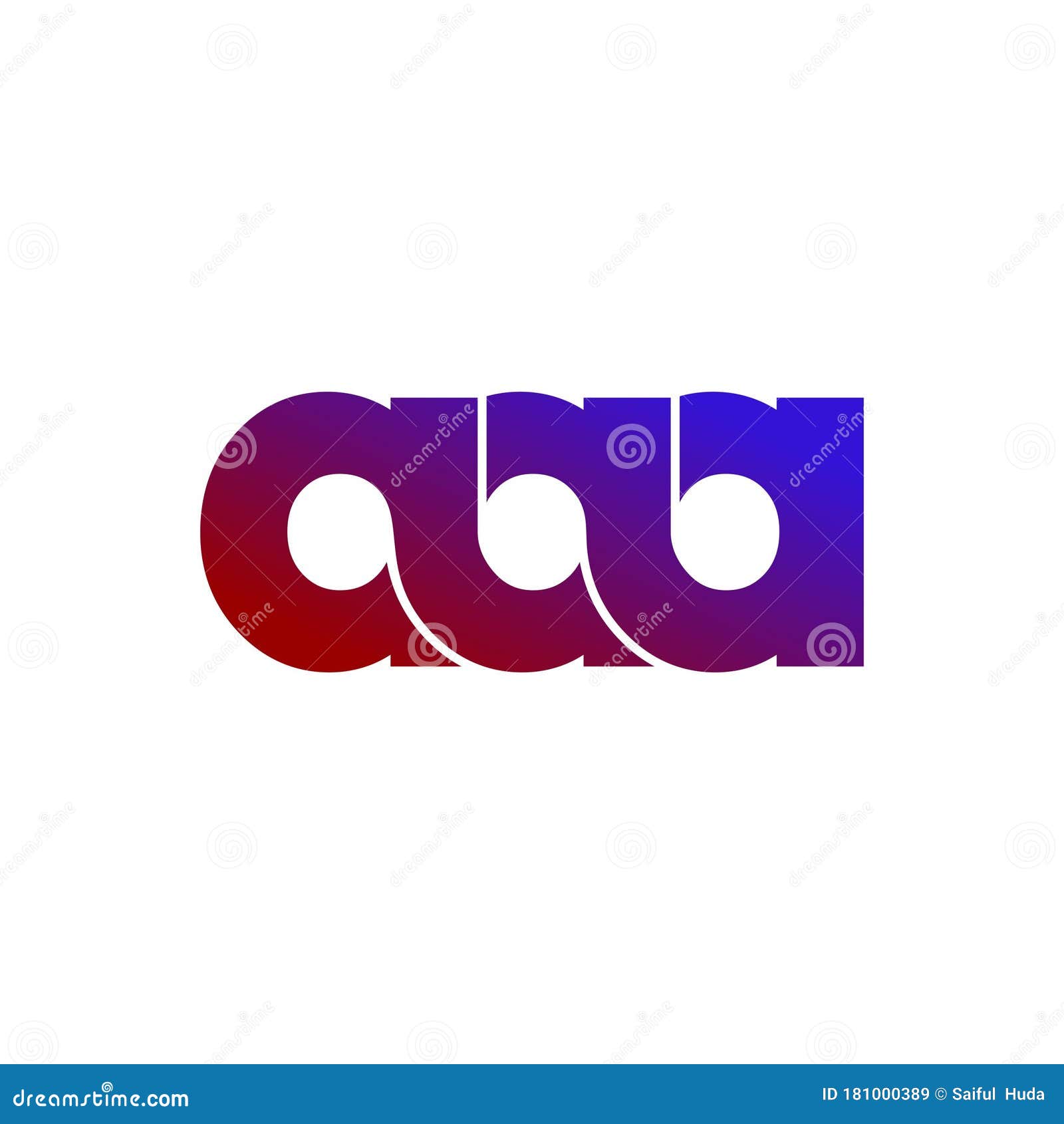 Letter AAA Simple Logo Icon Design Vector. Stock Vector - Illustration ...