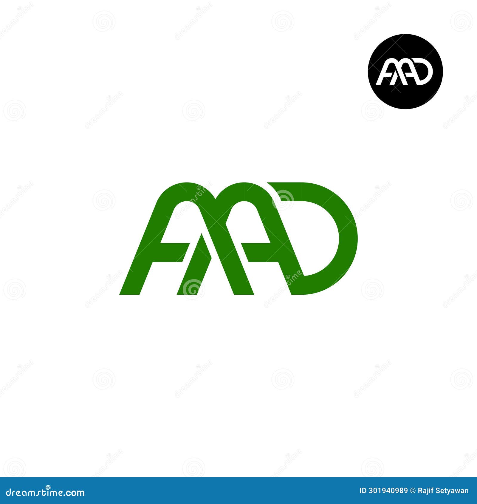 Letter AAD Monogram Logo Design Cartoon Vector | CartoonDealer.com ...