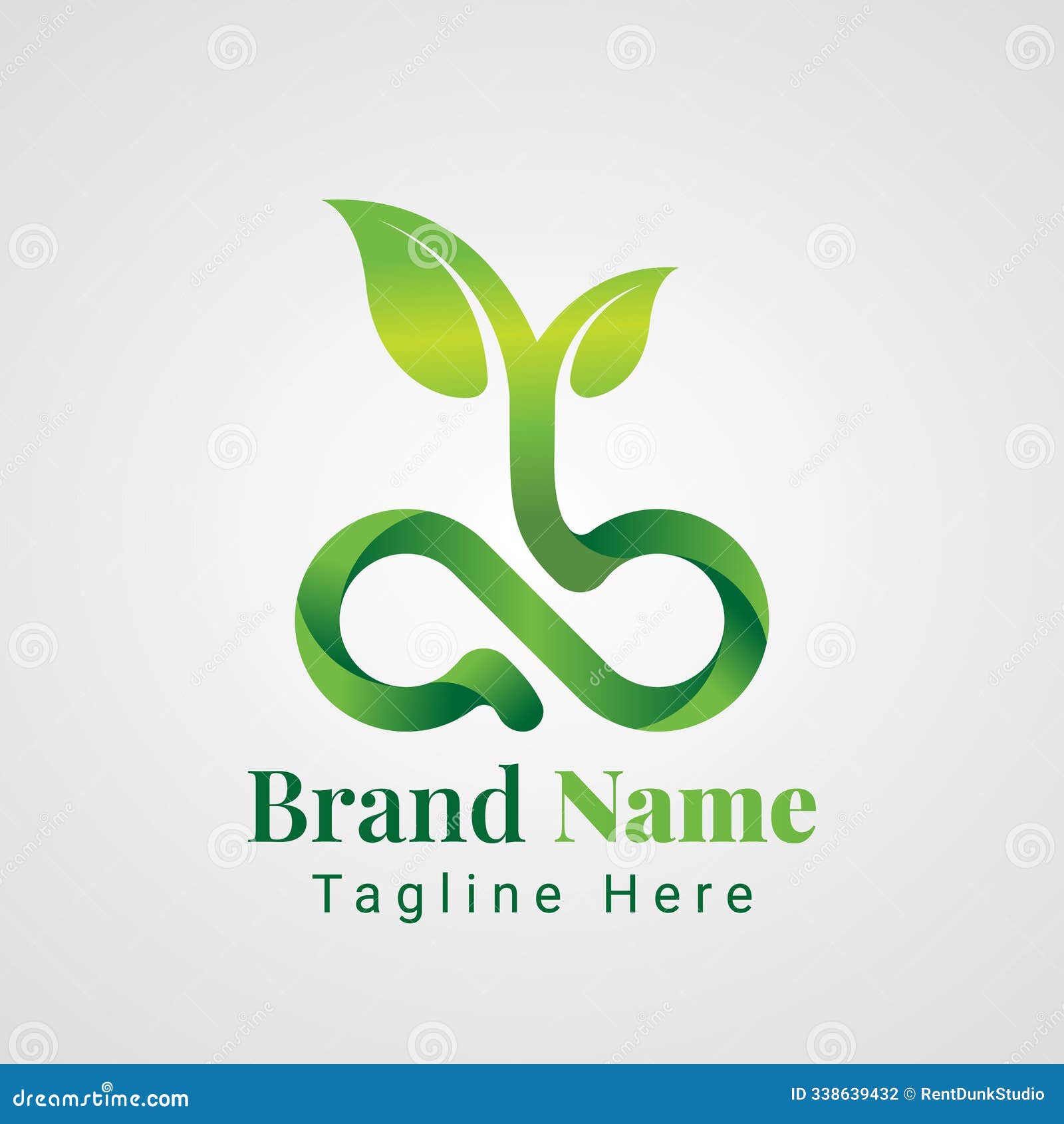 Infinity Nature Logo Icon Design Vector Illustration | CartoonDealer ...