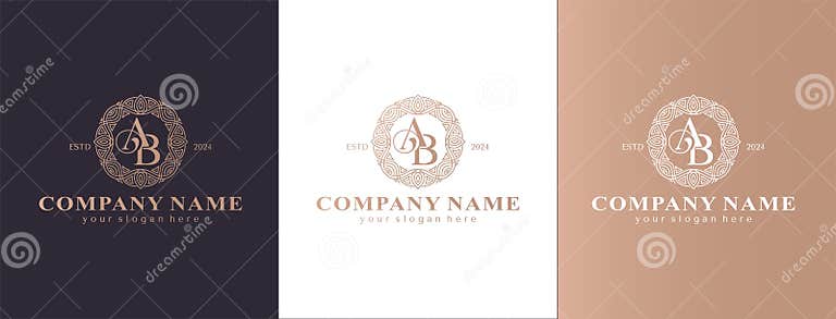 AB Logo. Letter AB Logo Design Letter AB Luxurious. Letter Logo ...