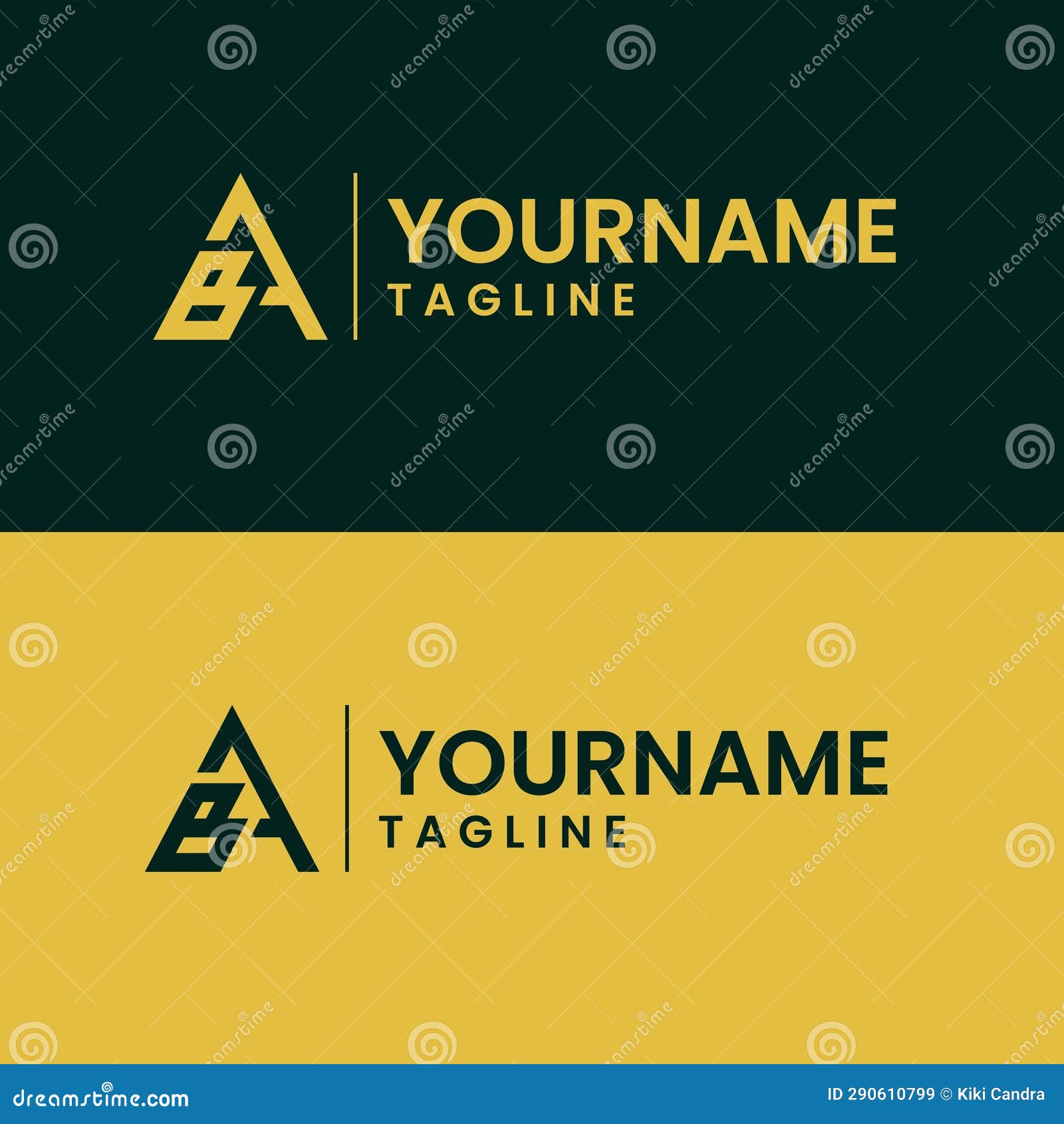 Letter AB Logo Design Template Stock Vector - Illustration of alphabet ...