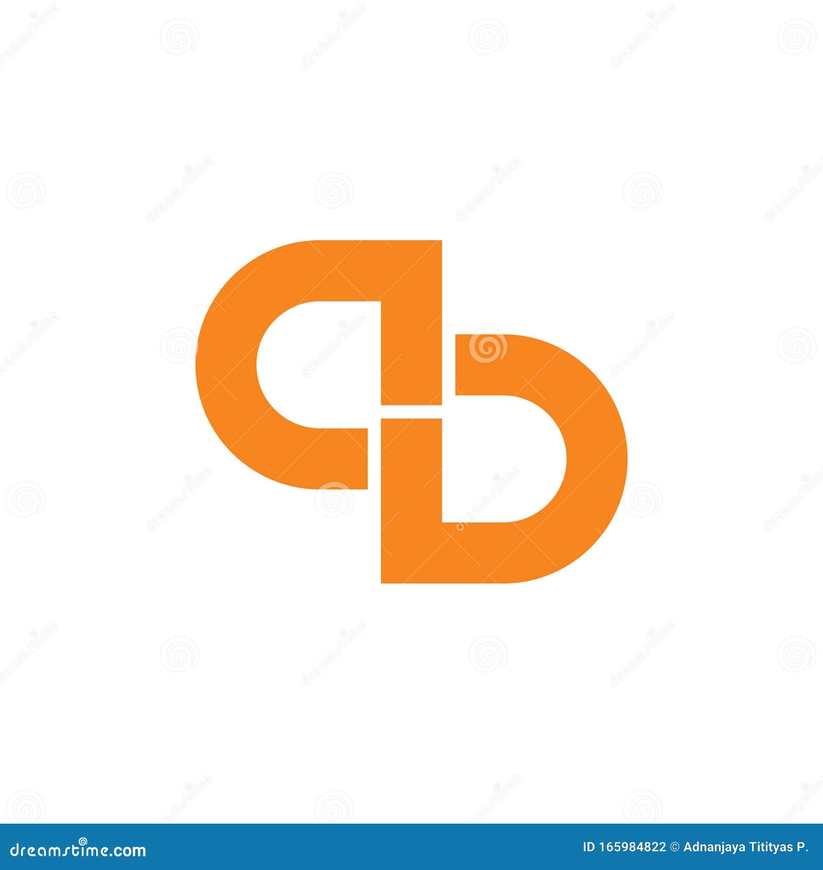 Letter Ab Simple Geometric Line Logo Vector Stock Vector - Illustration ...
