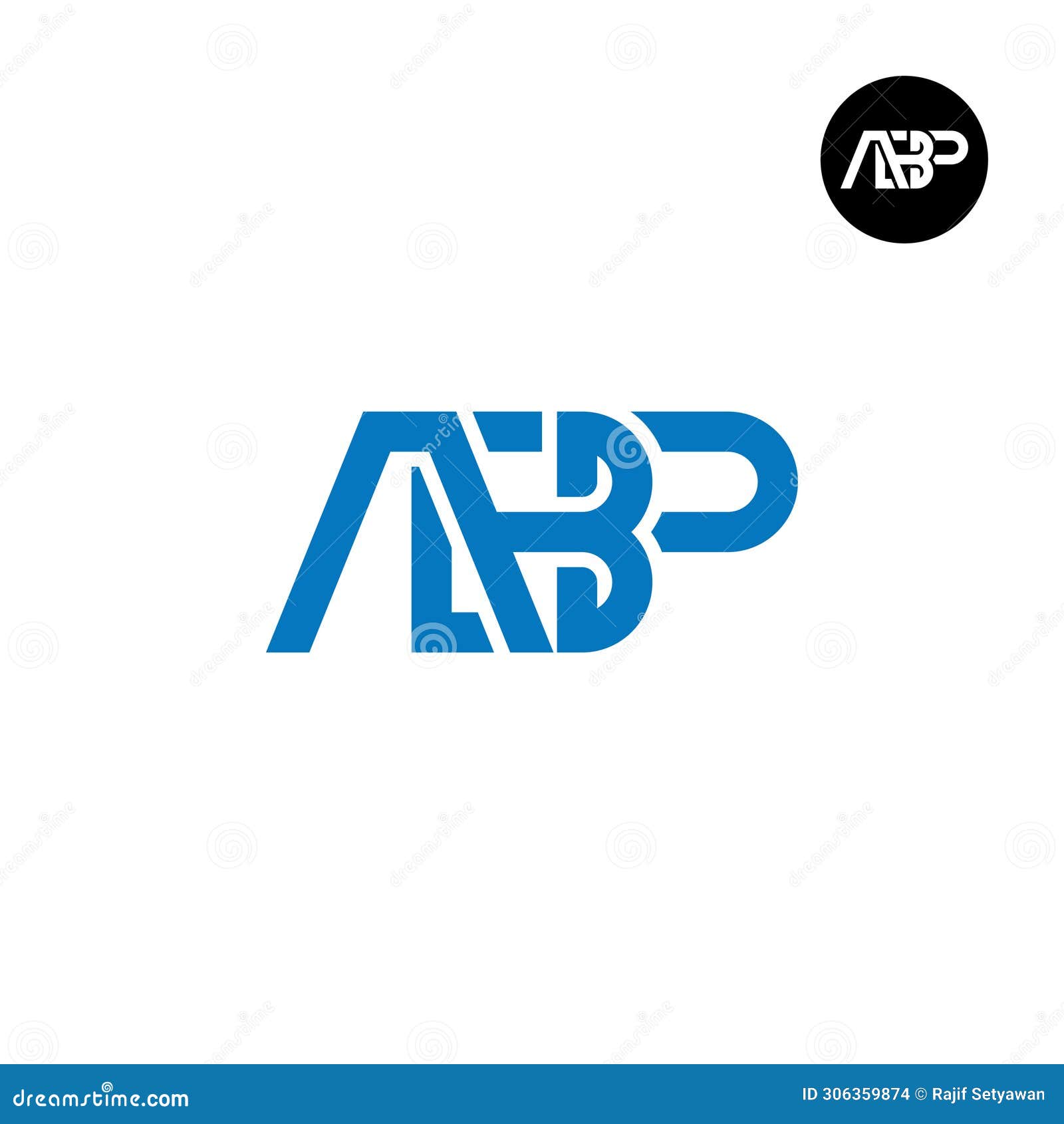 Letter ABP Monogram Logo Design Stock Vector - Illustration of logos ...