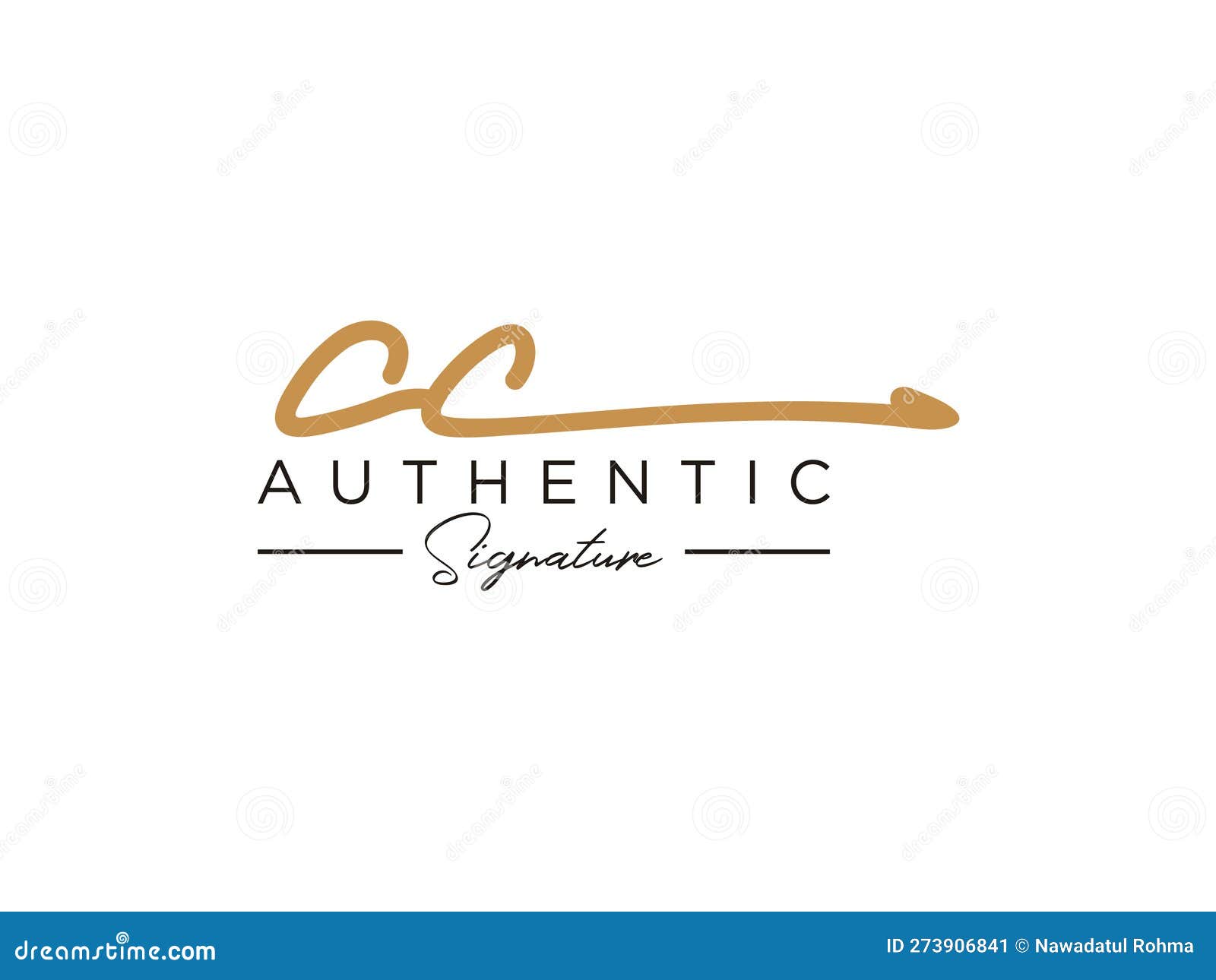 Letter AC Signature Logo Template Vector Stock Vector - Illustration of ...