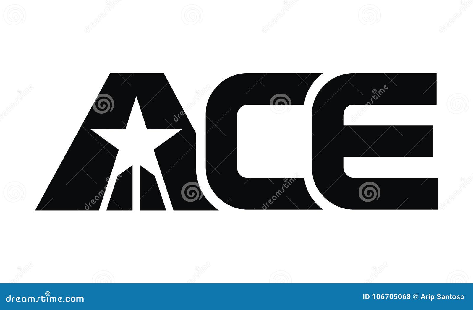 Letter ACE Modern Template stock vector. Illustration of industry ...