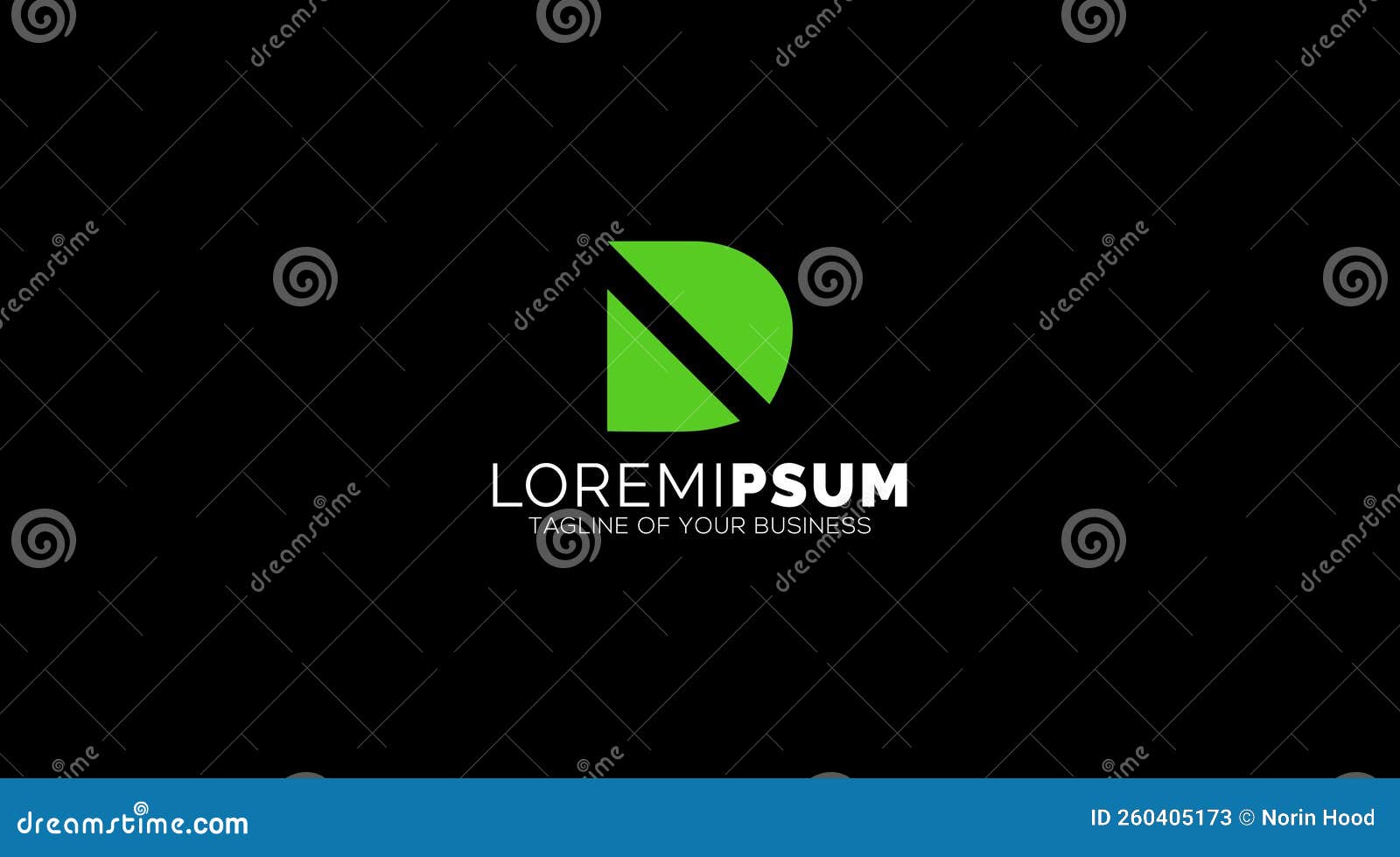 Modern Letters AD, AD Logo Design Template Vector. Stock Illustration ...