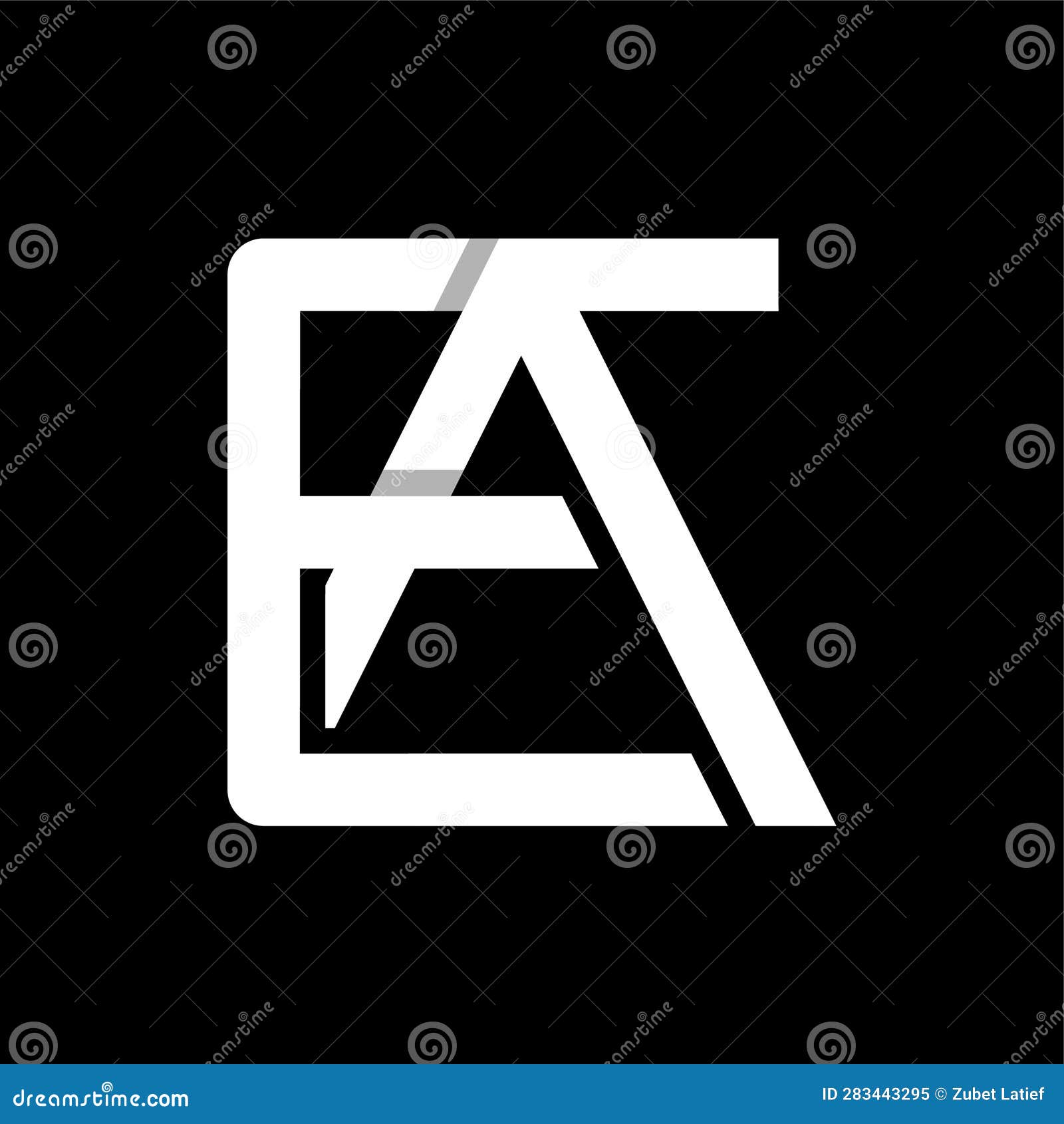 Letter AE Monogram Line Simple Logo Stock Vector - Illustration of ...