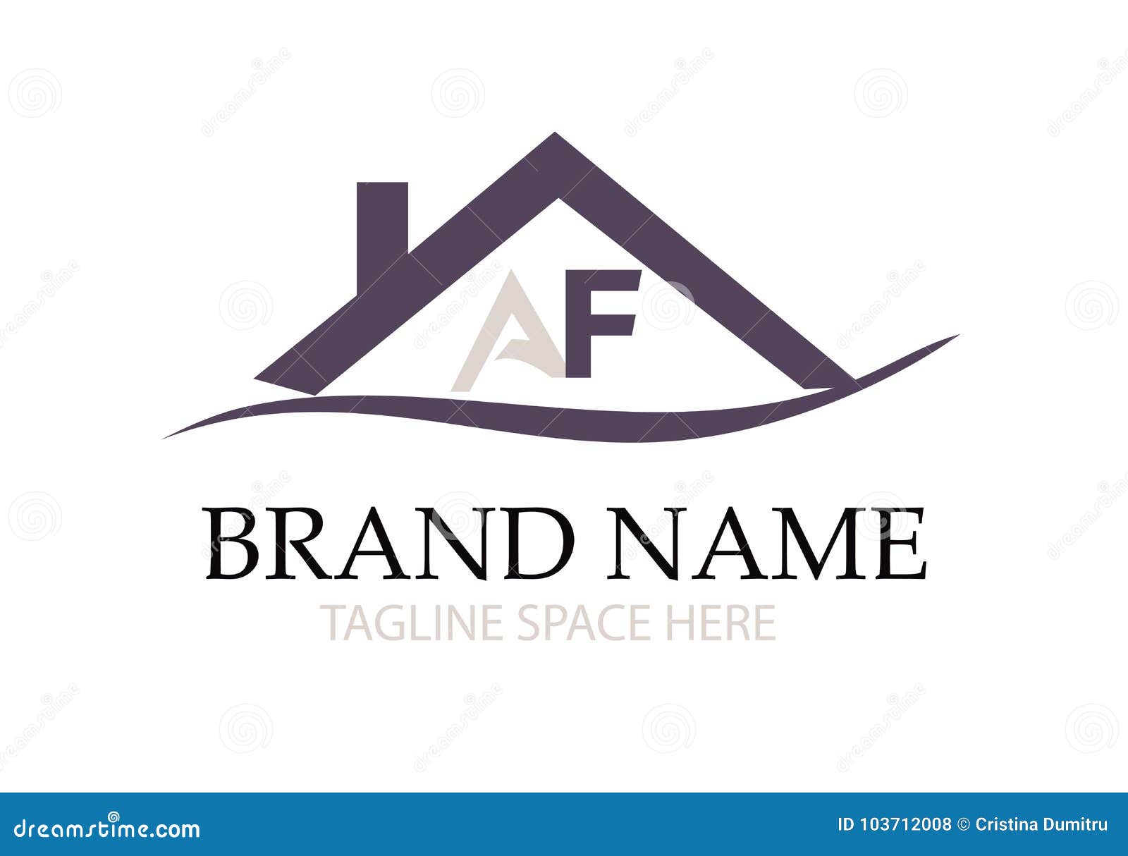 Letter Af Home Logo Design Vector Stock Illustrations – 12 Letter Af ...