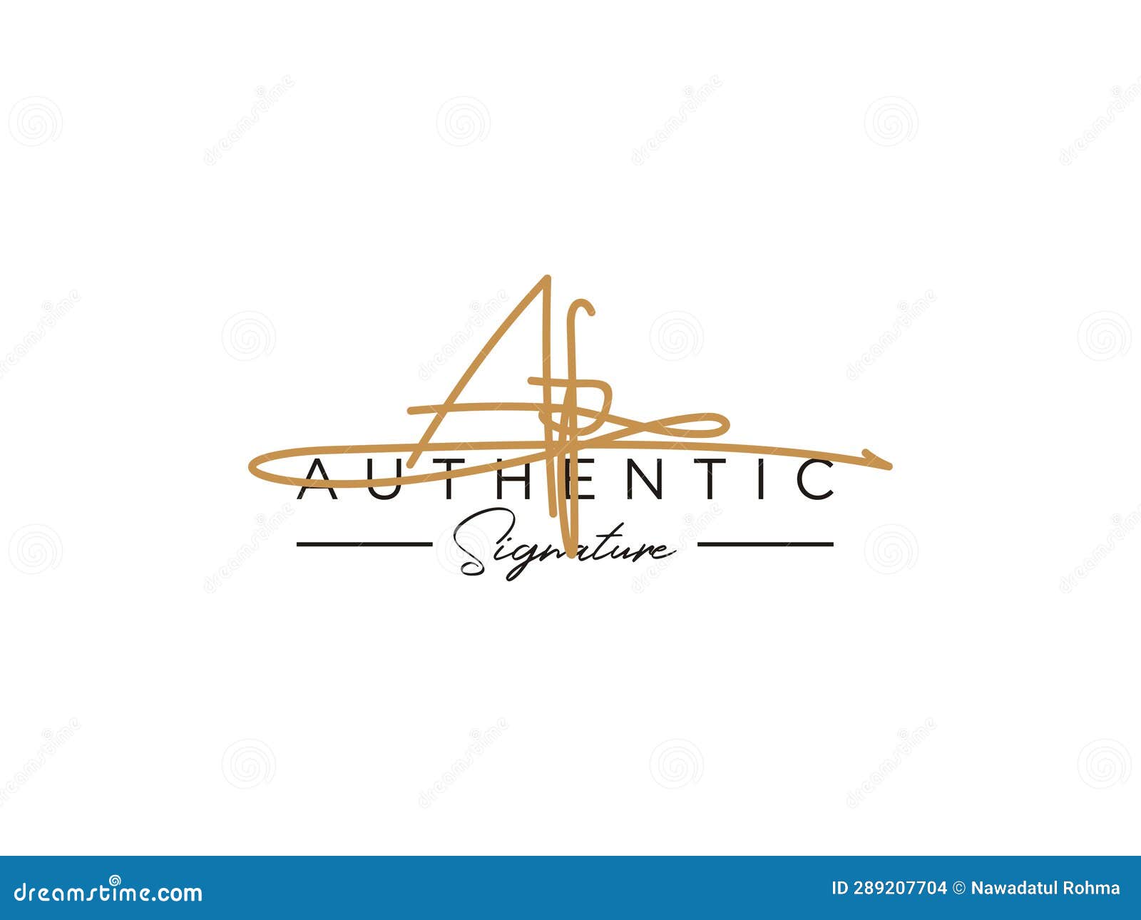 Letter AF Signature Logo Template Vector Stock Vector - Illustration of ...