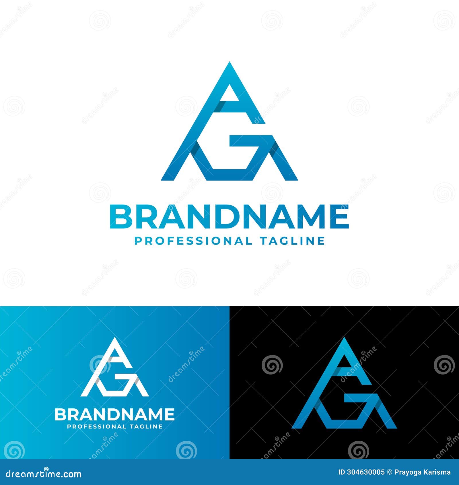 Letter AG Monogram Logo, Suitable for Business with AG or GA Initials ...