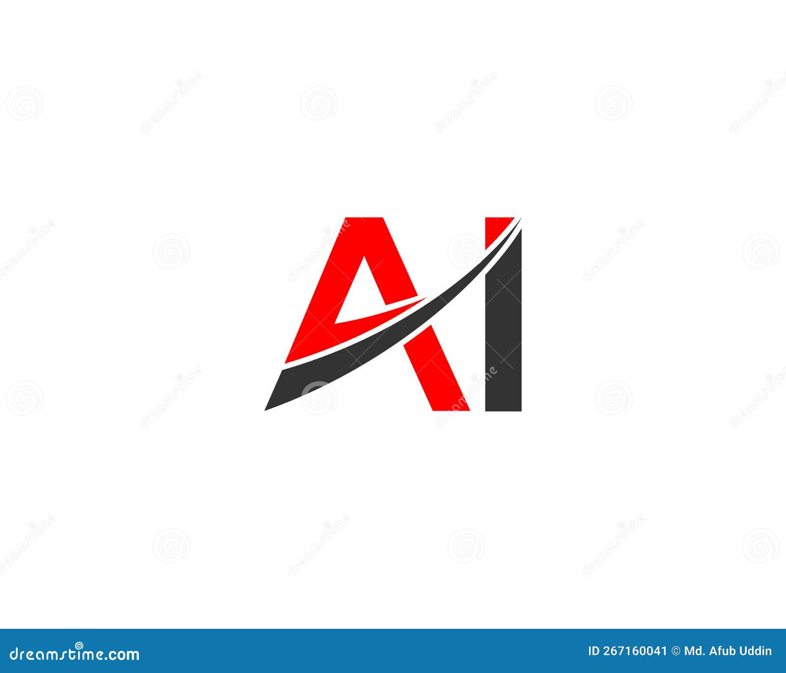 Letter AI Initials Logo Design Stock Vector - Illustration of cartoon ...