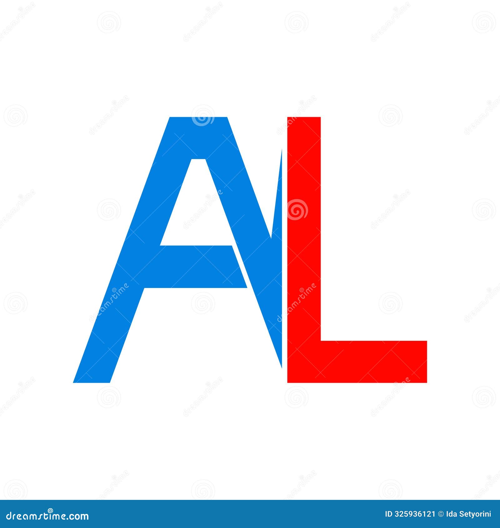 Letter al logo icon vector stock illustration. Illustration of logotype ...