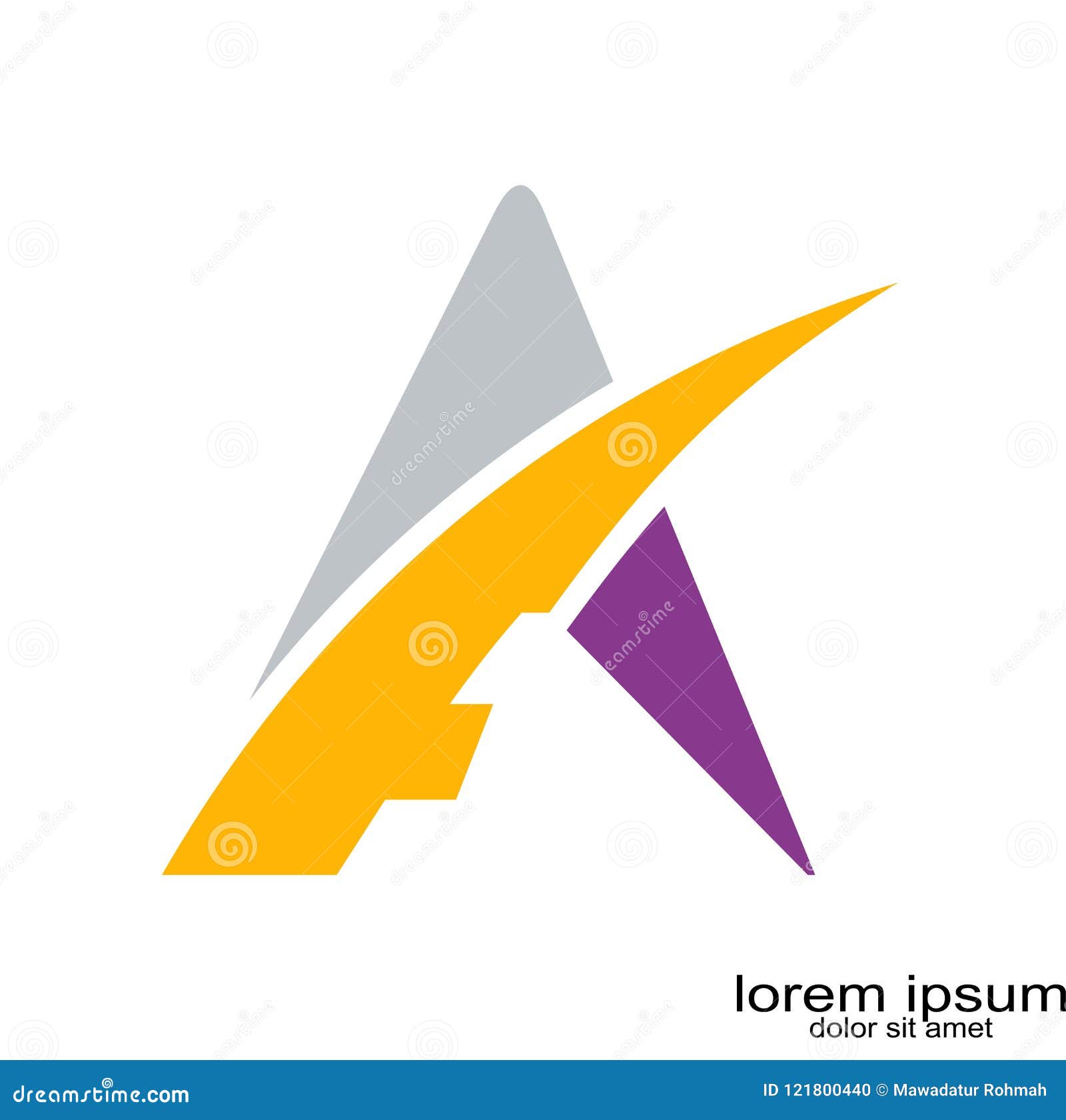 Letter al ogo vector stock vector. Illustration of font - 121800440