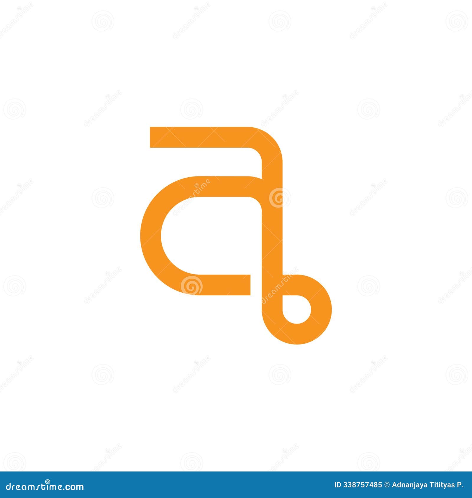 Letter a Alpha Infinity Loop Simple Linear Logo Vector Stock Vector ...