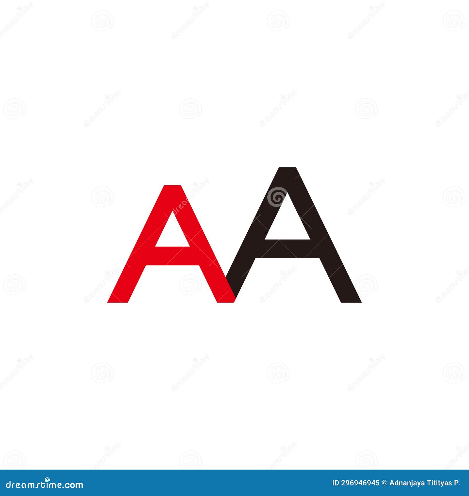 Letter a Alpha Shadow Simple Font Logo Vector Stock Vector ...