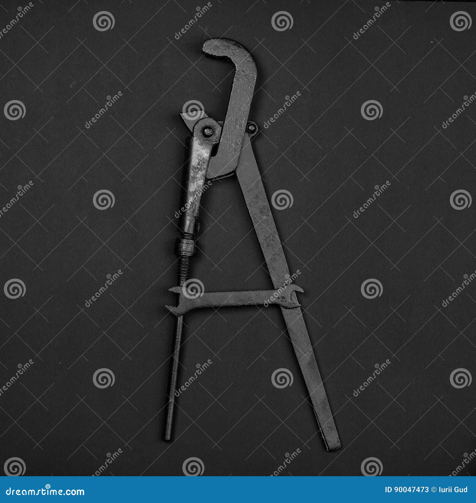 Letter a. Alphabet Made of Repair Tools Stock Image - Image of identity ...