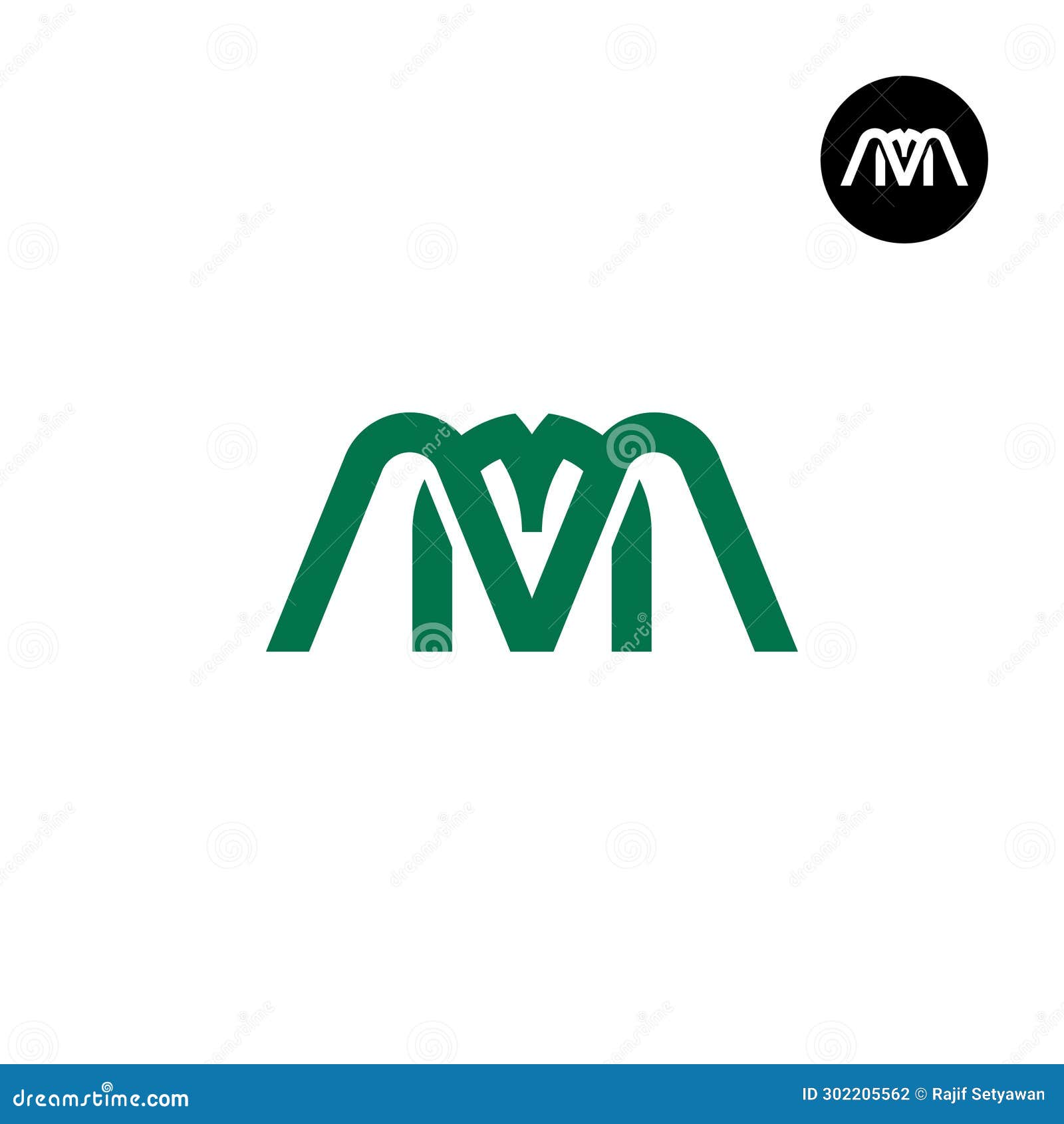 Letter AMA Monogram Logo Design Vector Illustration | CartoonDealer.com ...