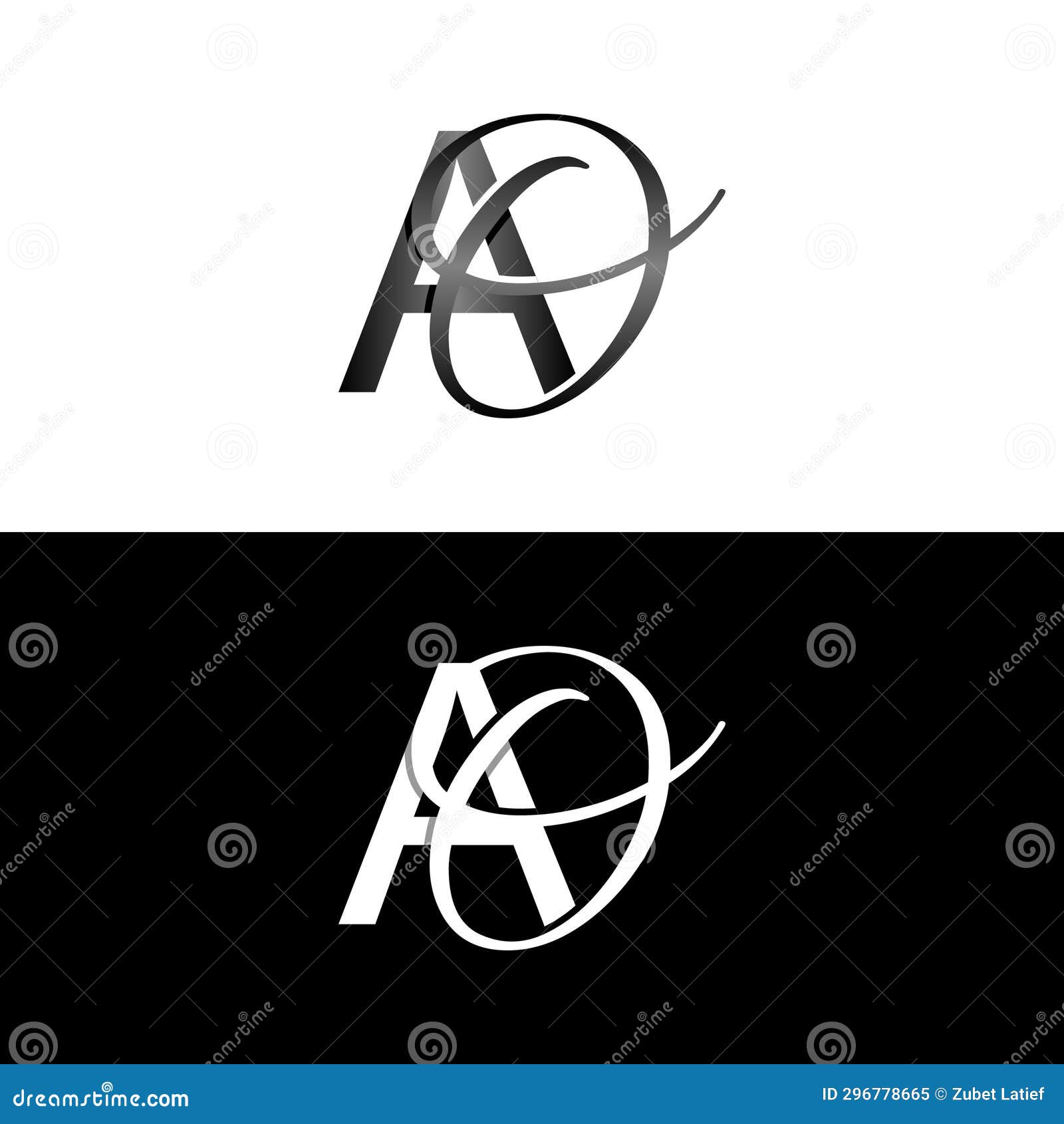 Letter AO Luxury Modern Monogram Logo Vector Design, Logo Initial ...