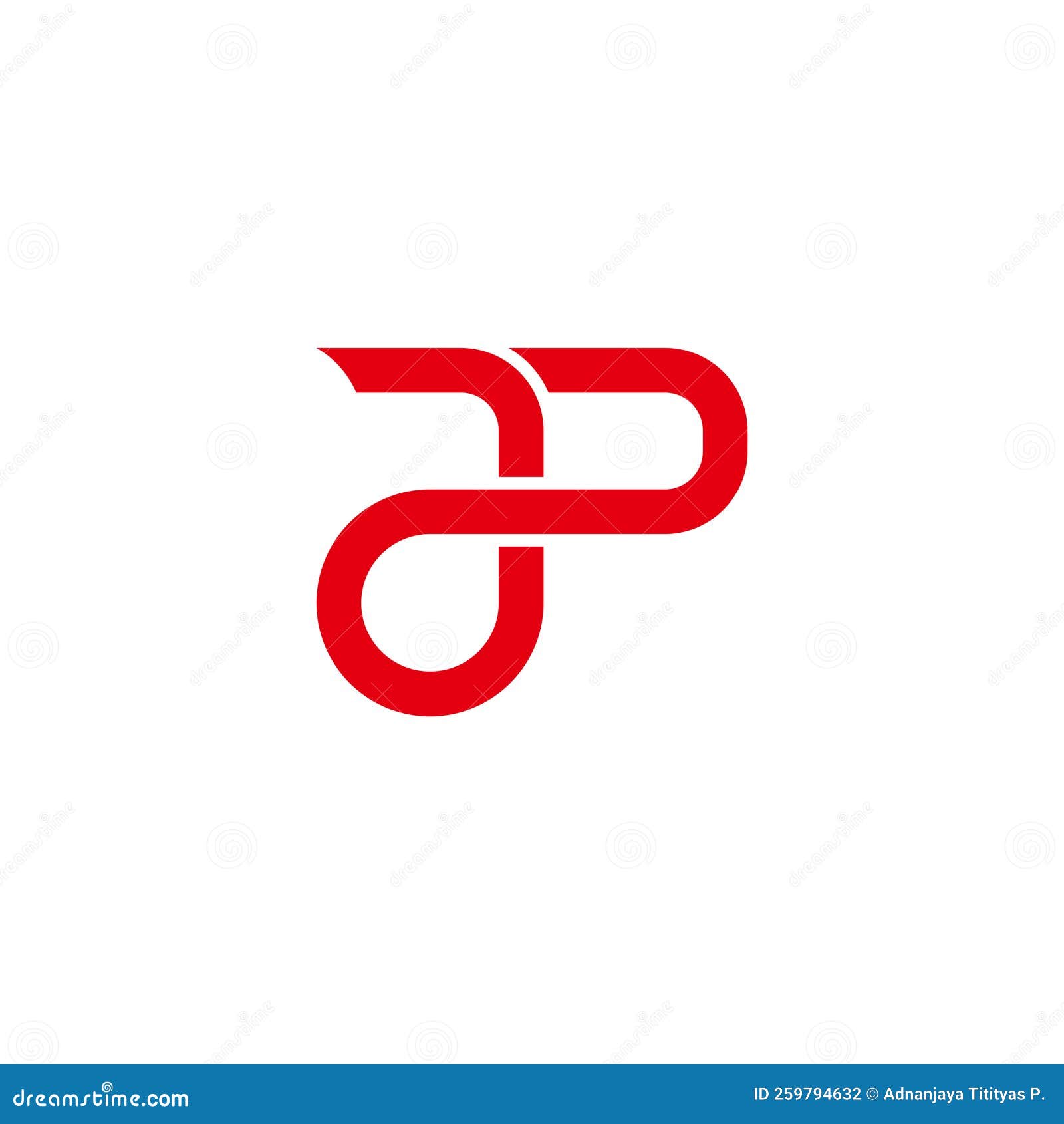 Letter Ap Jp Red Motion Line Logo Vector Stock Vector - Illustration of ...