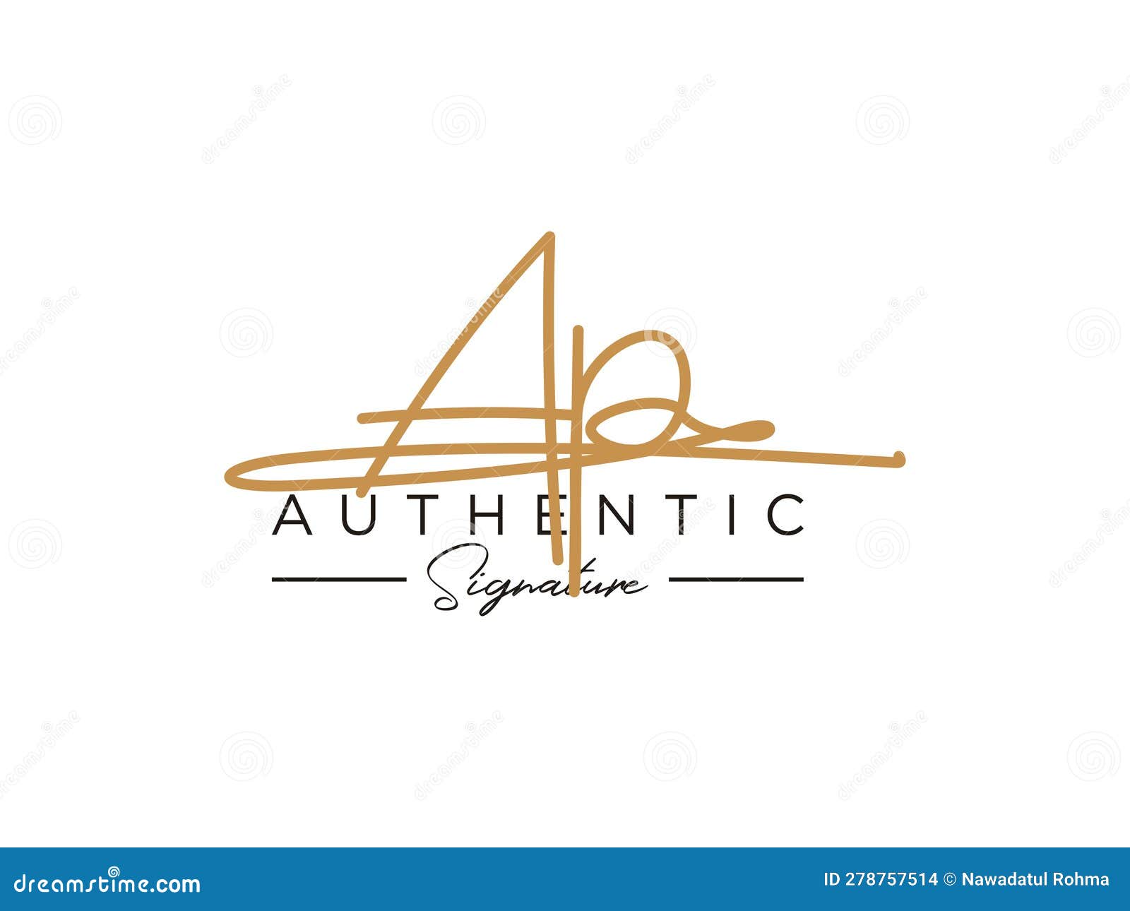 Letter AP Signature Logo Template Vector Stock Vector - Illustration of ...