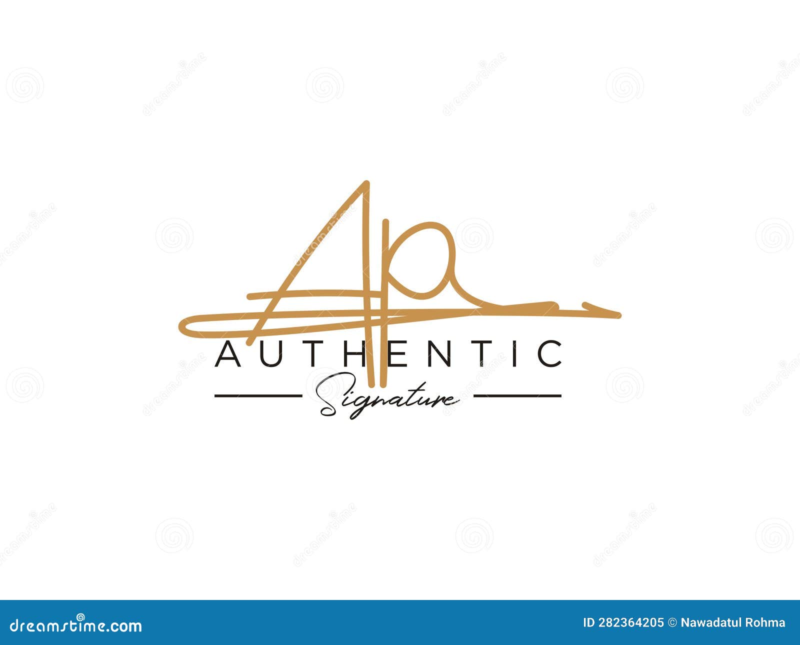 Letter AP Signature Logo Template Vector Stock Vector - Illustration of ...