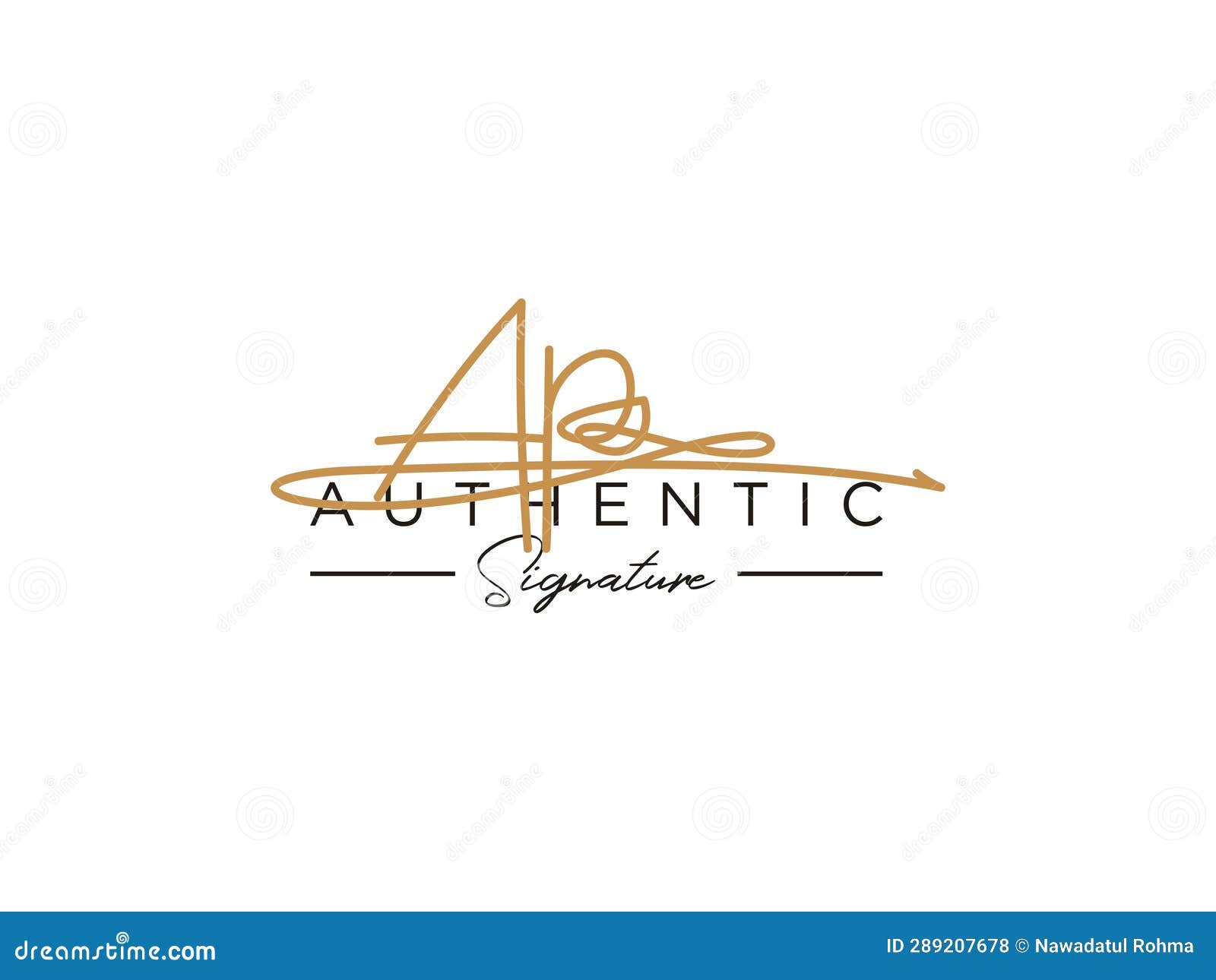 Letter AP Signature Logo Template Vector Stock Vector - Illustration of ...