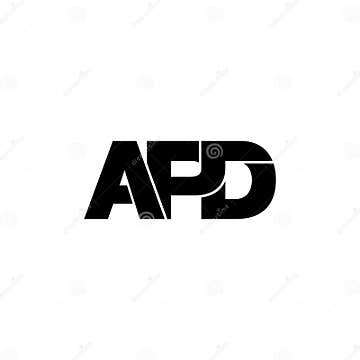 Letter APD Simple Monogram Logo Icon Design. Stock Vector ...