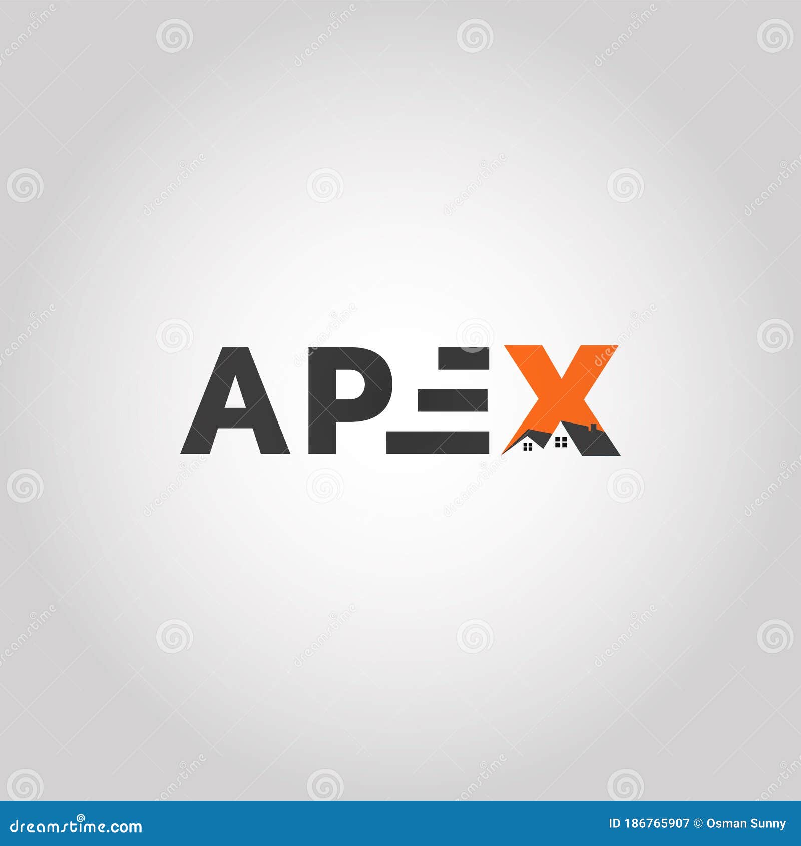 Letter APEX Real Estate Logo Template Idea Cartoon Vector ...