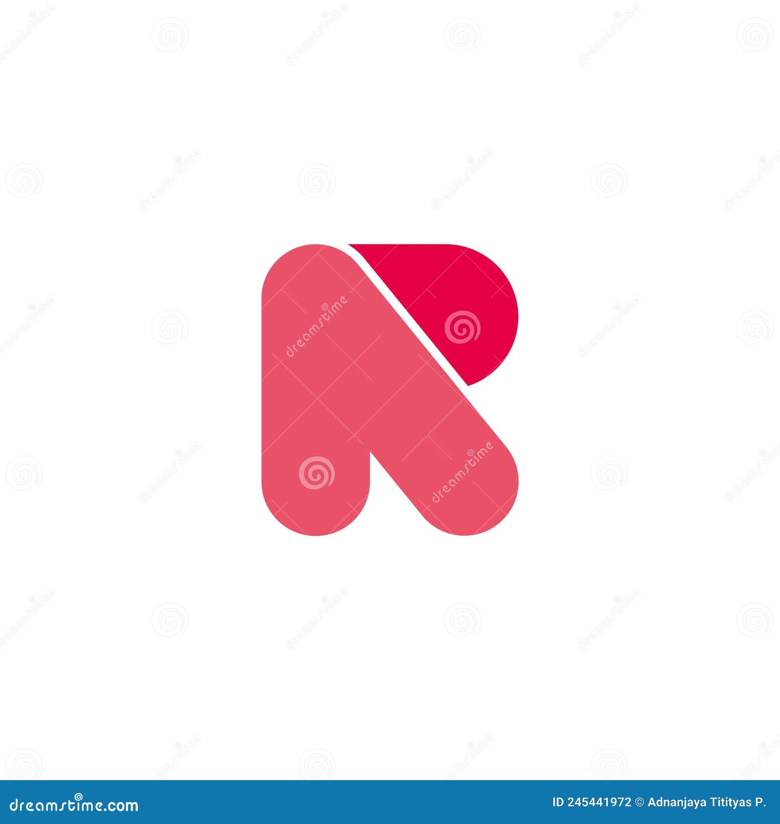 Letter Ar Arrow Simple Curves Geometric Logo Vector Stock Vector ...